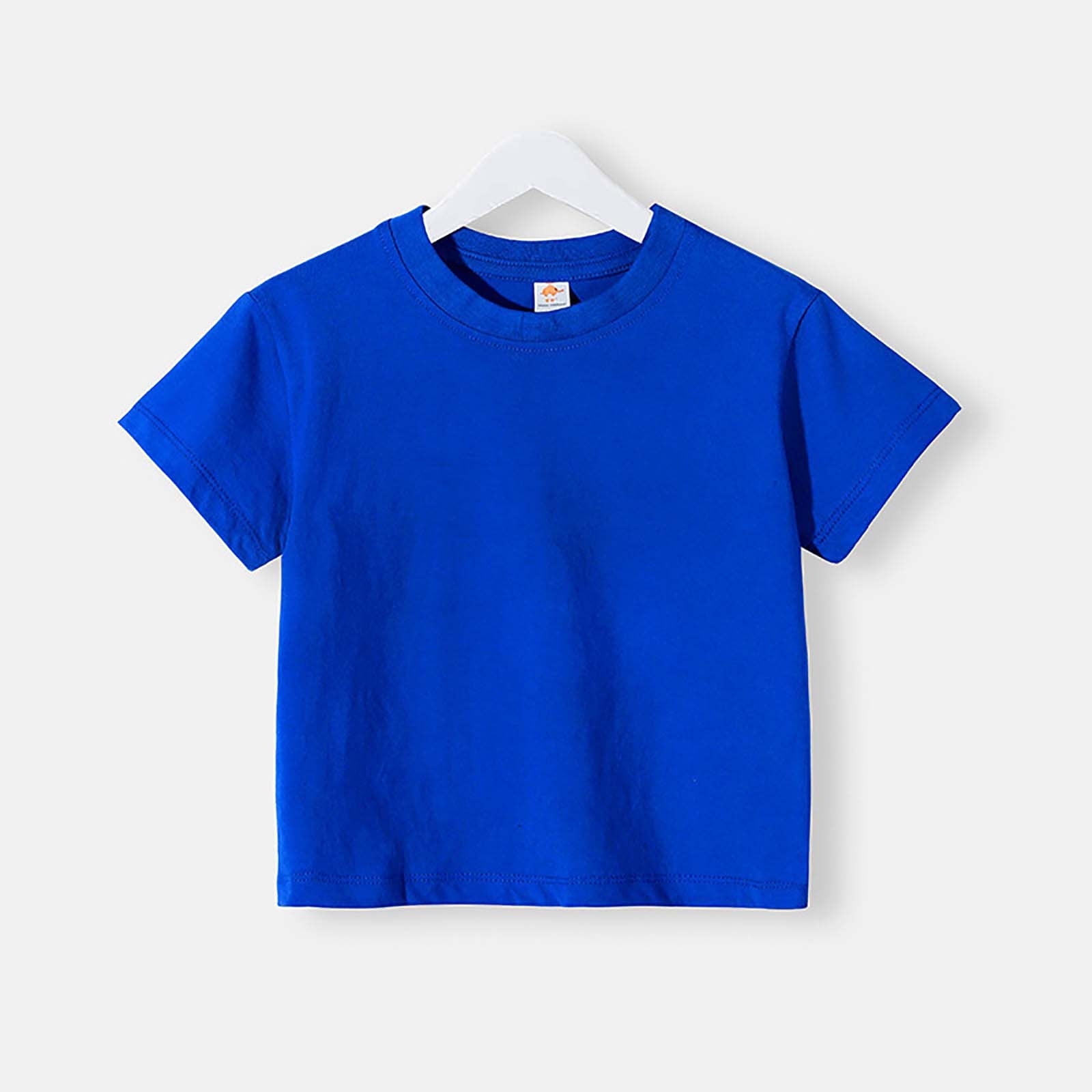 Tops for Toddlers Boys & Girls Cotton Short Sleeve T-Shirts 2-9 Years ...