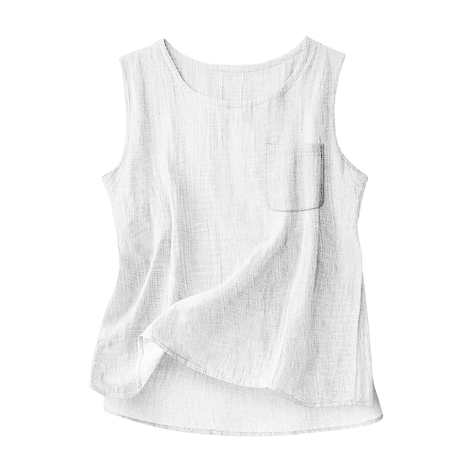 Tops for Women Trendy Cotton Round Neck Front Short Back Long Top With ...
