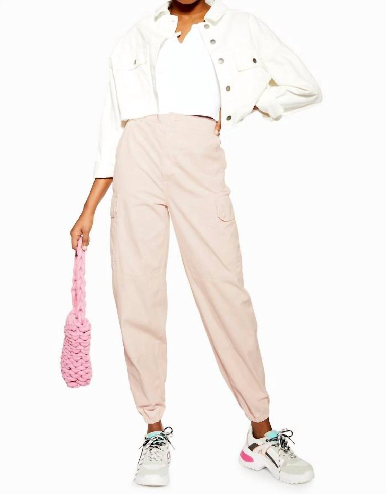 Topshop High Rise Utility Cargo Pants - Walmart.com