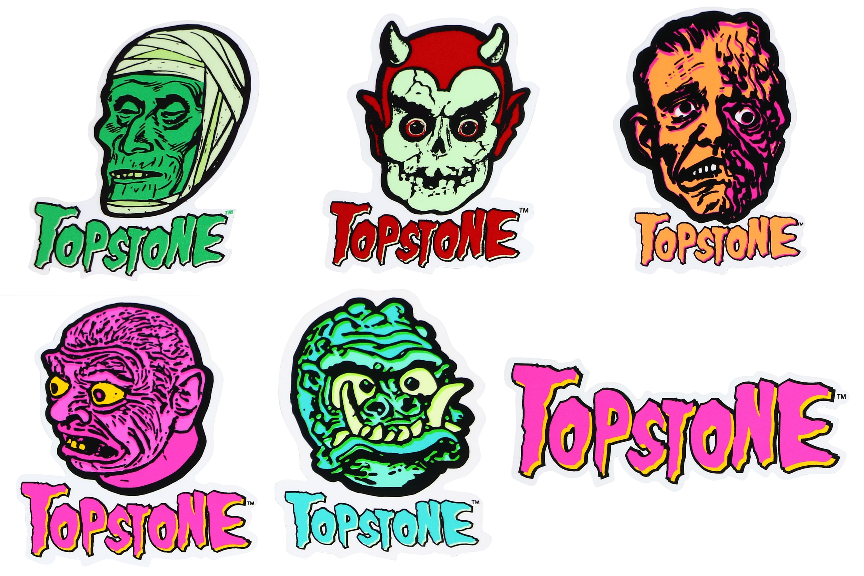Topstone Horror Sticker Pack Version 2 Retro Horror Halloween - Walmart.com