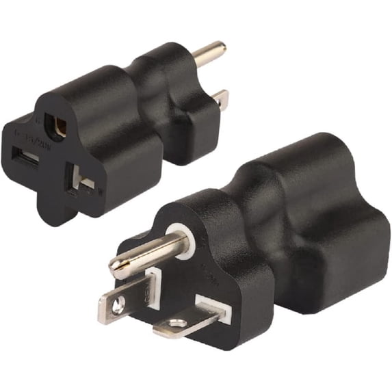 Toptekits Nema 6-20P Adapter, 6-15R & 6-20R Female Conversion, 20Amp ...
