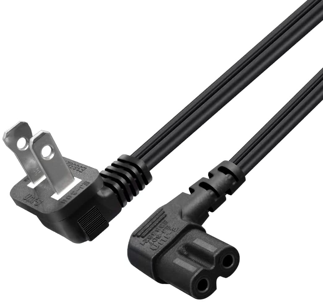 Toptekits NEMA 1-15P to IEC320 C7 18AWG AC Power Cord Supply for PC ...