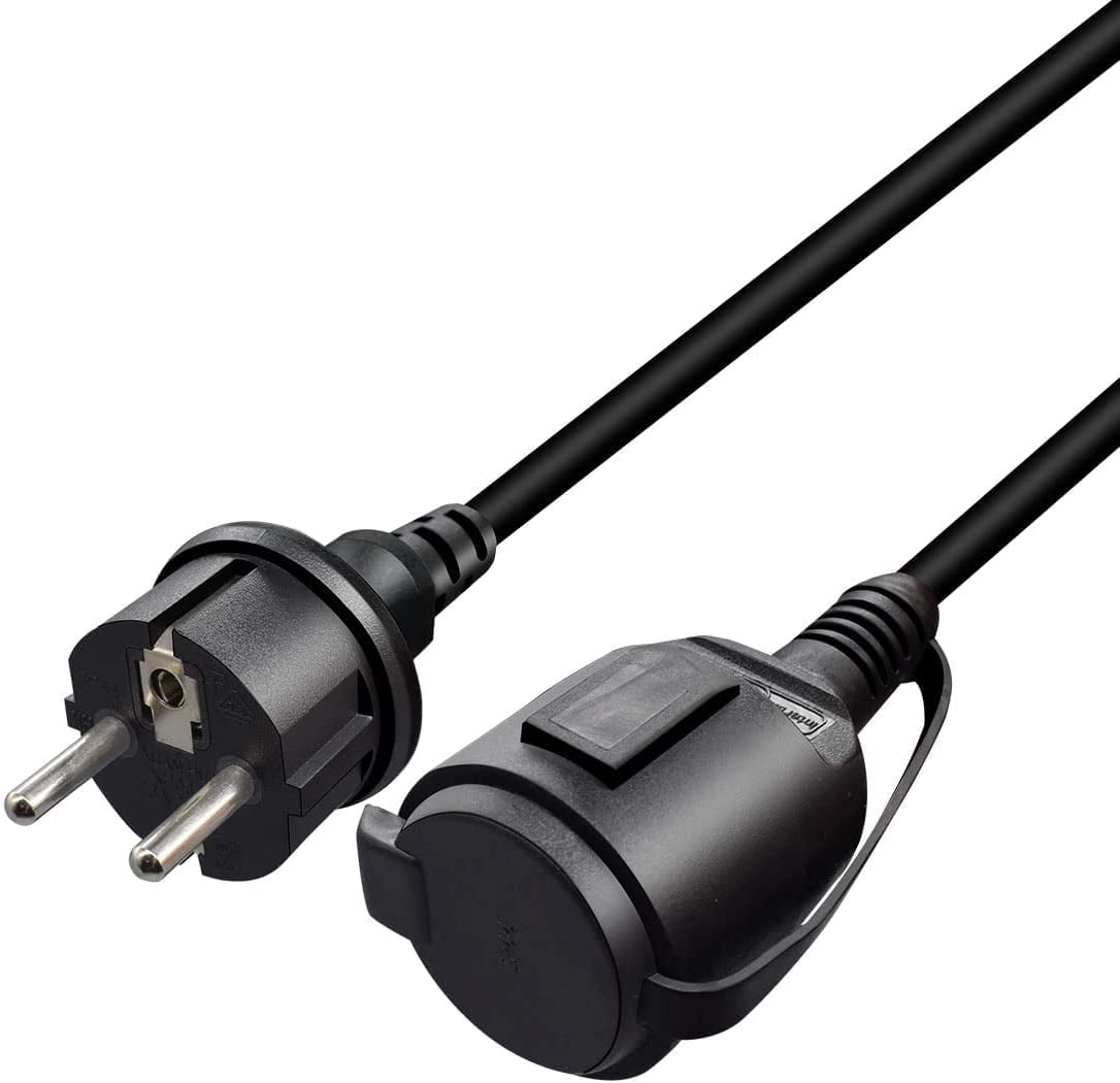 Toptekits CEE7/7 European Schuko Male to Female Extension Cords with ...