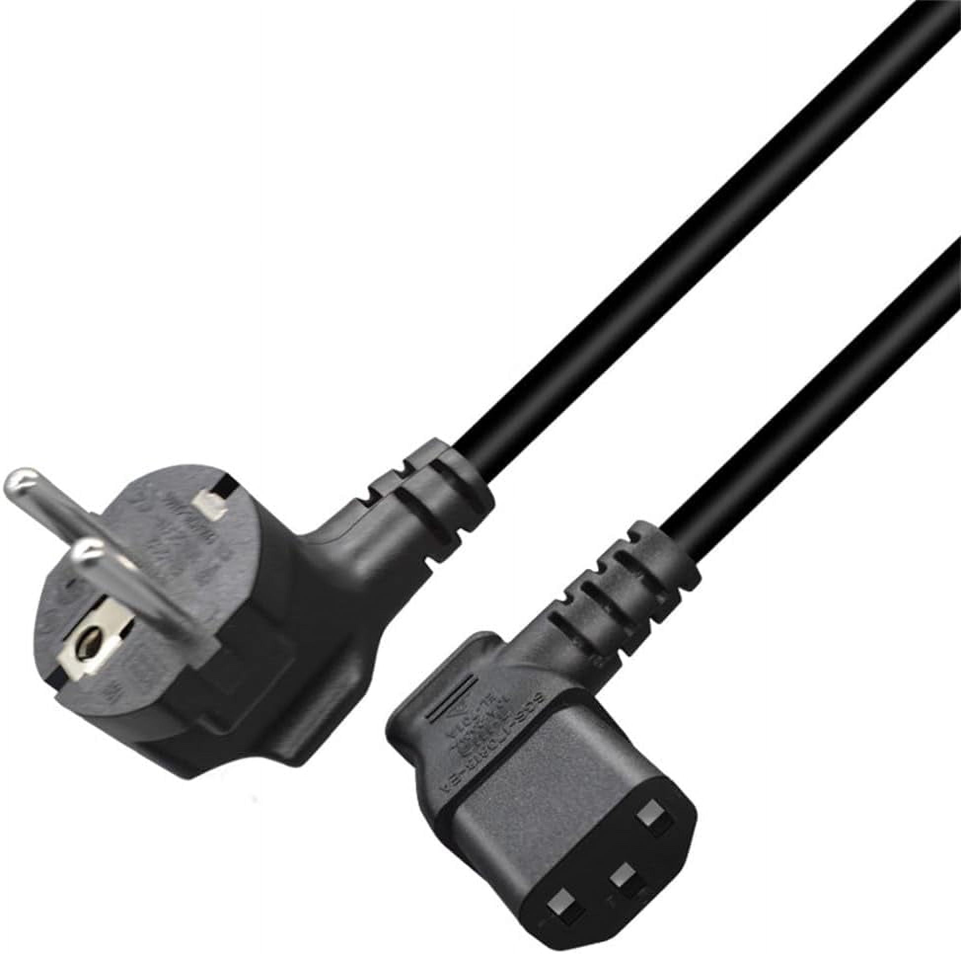 Toptekits EU Europe Schuko to C13 Cable,(3ft/1m) 2-Prong European ...