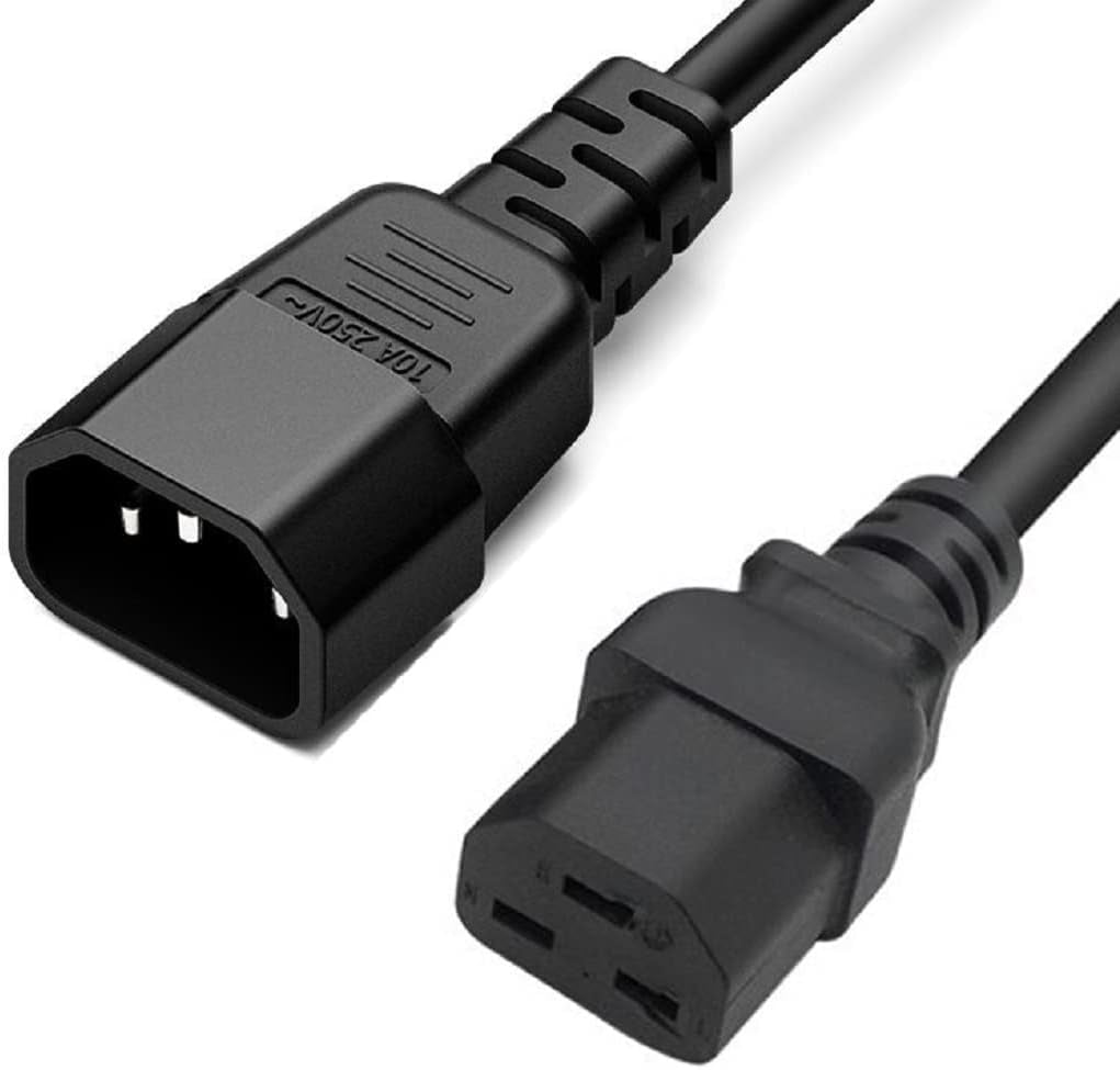 Toptekits Heavy-Duty Computer Power Extension Cord for Servers and ...
