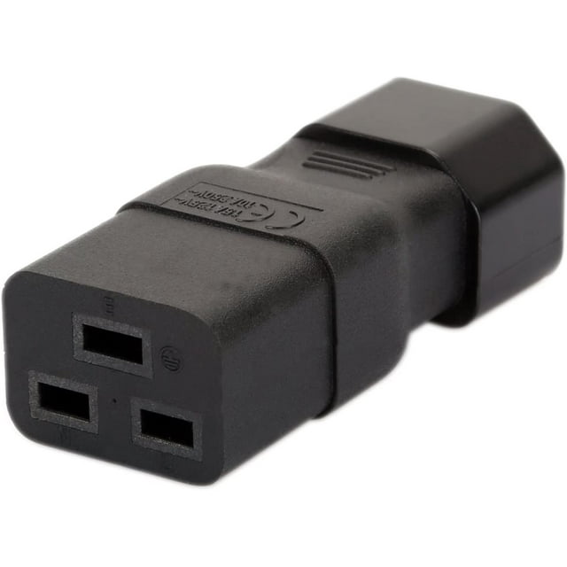 Toptekits IEC 320 C14 to C19 AC Adapter, Cable Cord Plug, 15A to 10A,16A to 10A Converter, Black ...