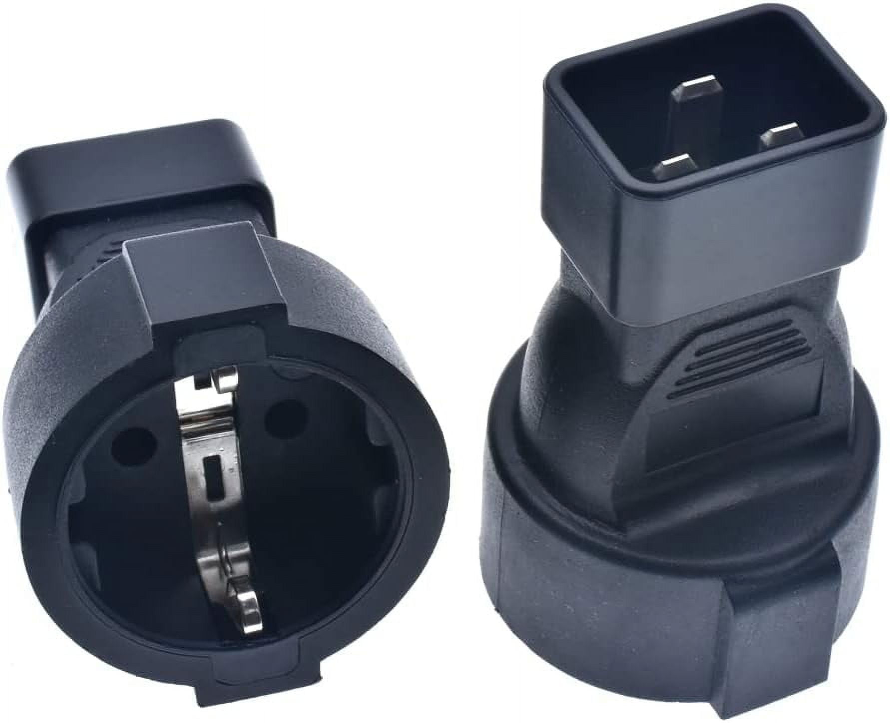 Toptekits IEC320 C20 Male to EU Germany Schuko Female Socket Power ...