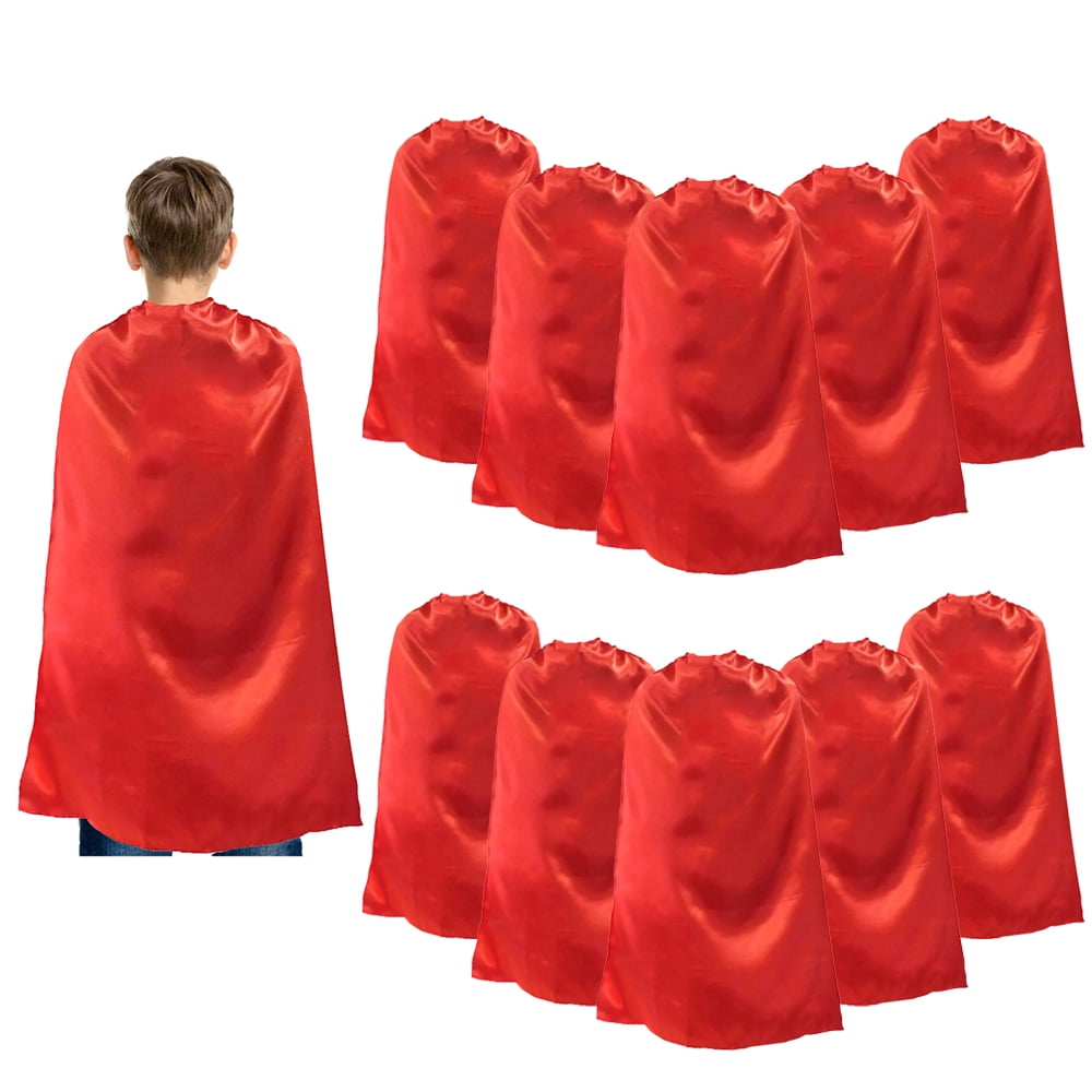 Toptie 10 Pack Satin Superhero Capes, Halloween Festival Event Costumes ...