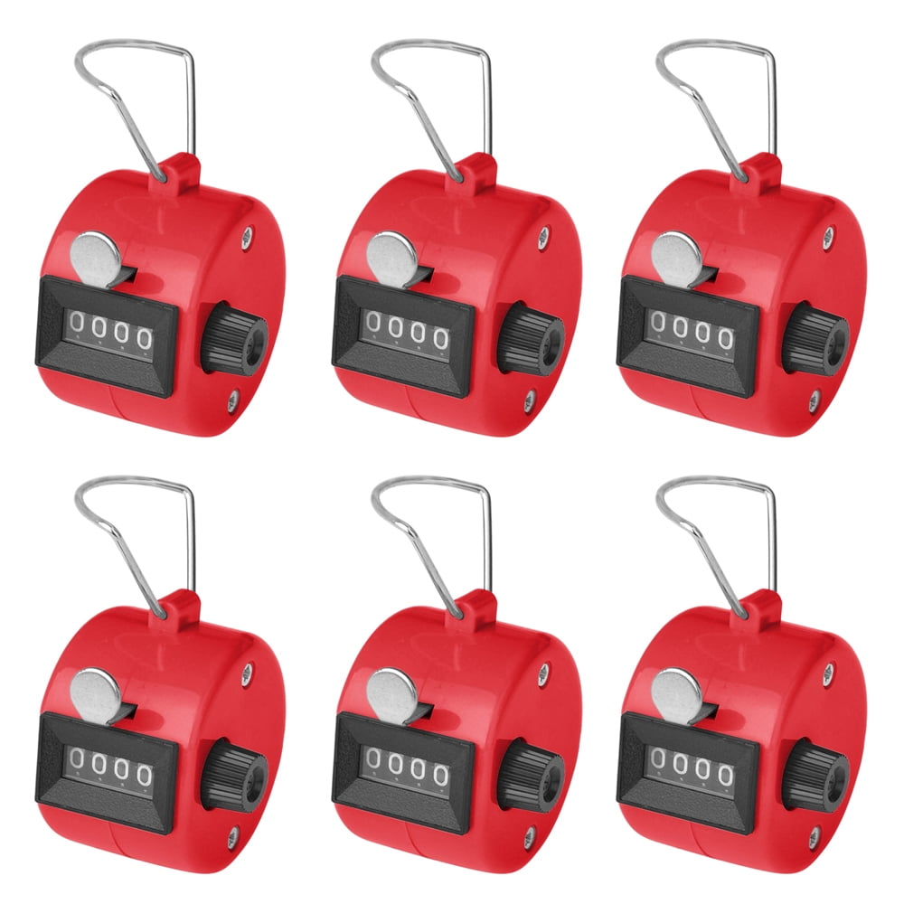 Toptie 12 Pcs Handheld Tally Counters, 4-Digit Mechanical Hand Counter ...