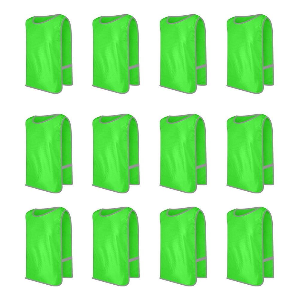 Toptie 12 Packs Reflective Vest Safety High Visibility Vest Reflector ...