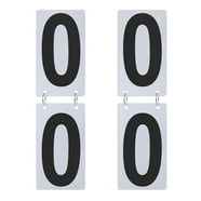 GOGO 2 Sets Waterproof Flip Scoreboard Numbers, 4 x 7 inch, 0-9 Double ...