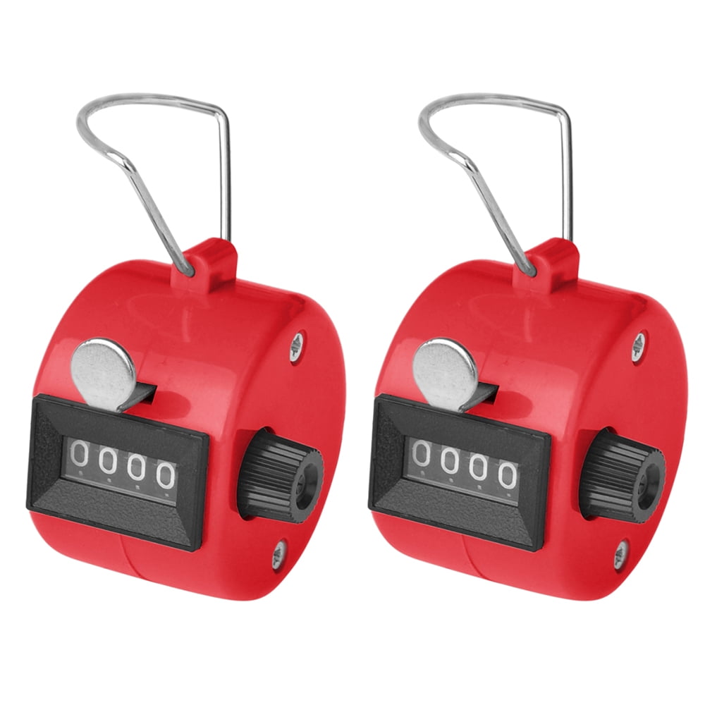 Toptie 2Pcs Hand Tally Counters, 4 Digital ABS Click Counter for Sport ...
