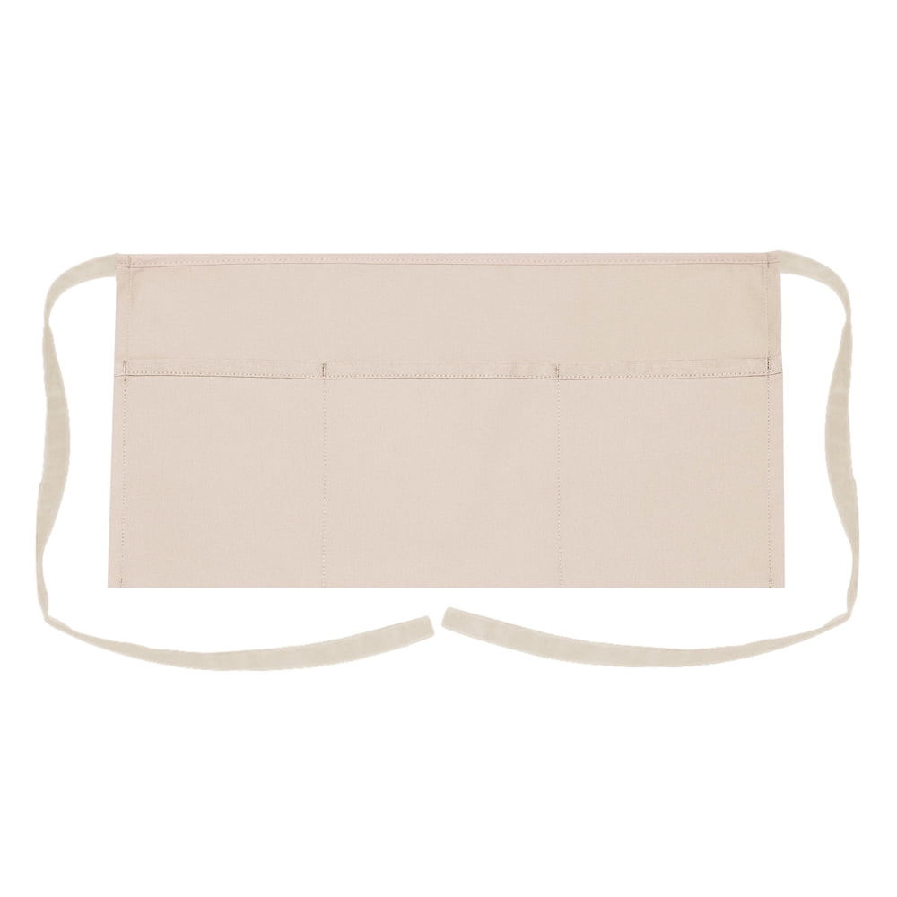 Toptie 3 Deep Pockets Waist Apron, Restaurant Half Aprons For Waiter ...