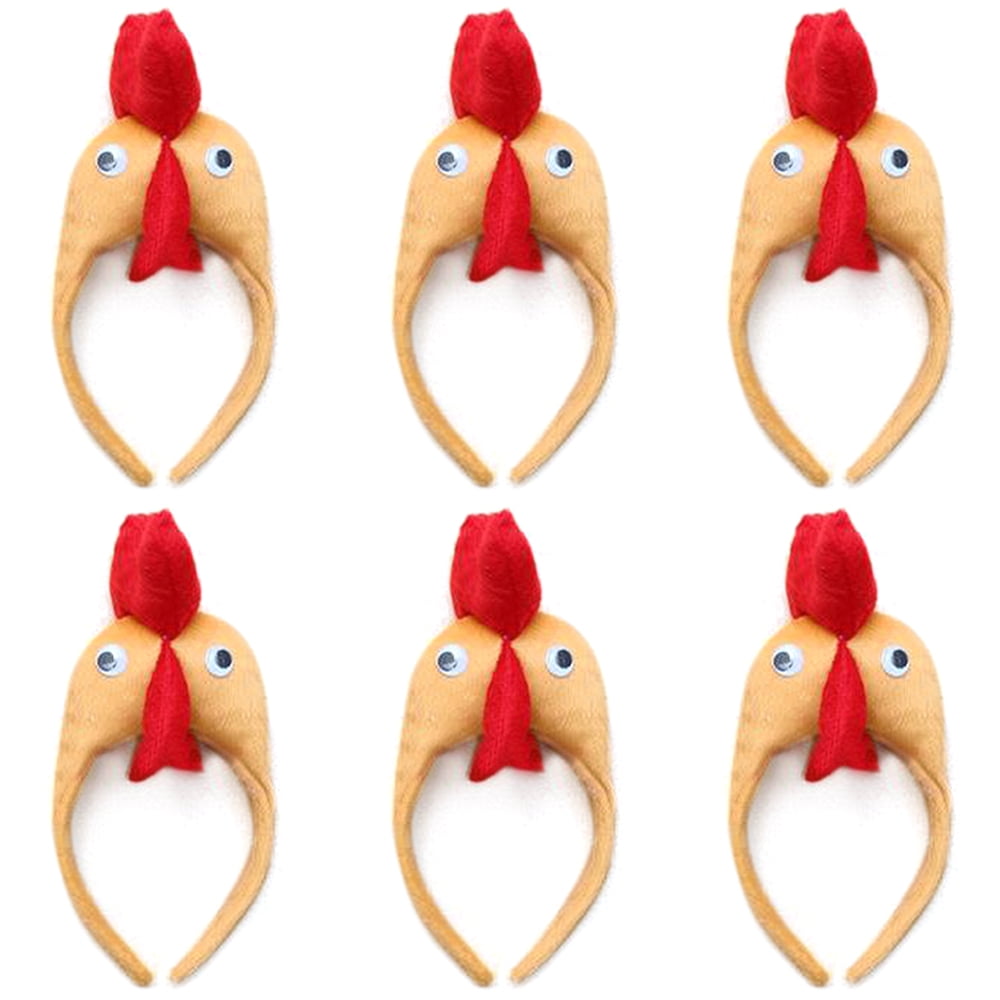 Toptie 6 Pack Rooster Animals Ears Headband for Adult & Kid, Party ...