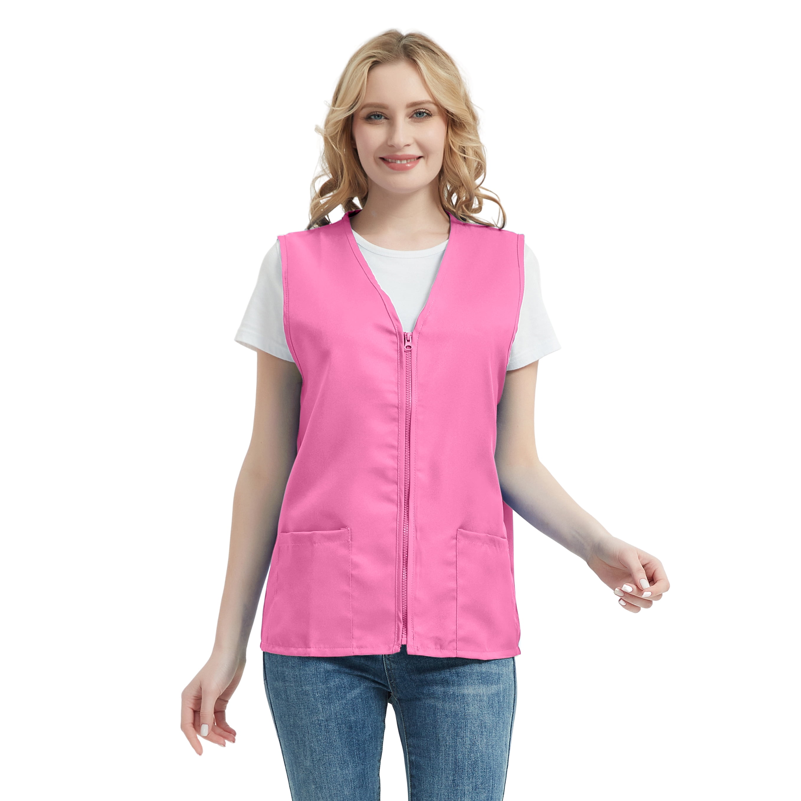 TOPTIE Adult Volunteer Activity Vest Supermarket Uniform Vests Clerk ...