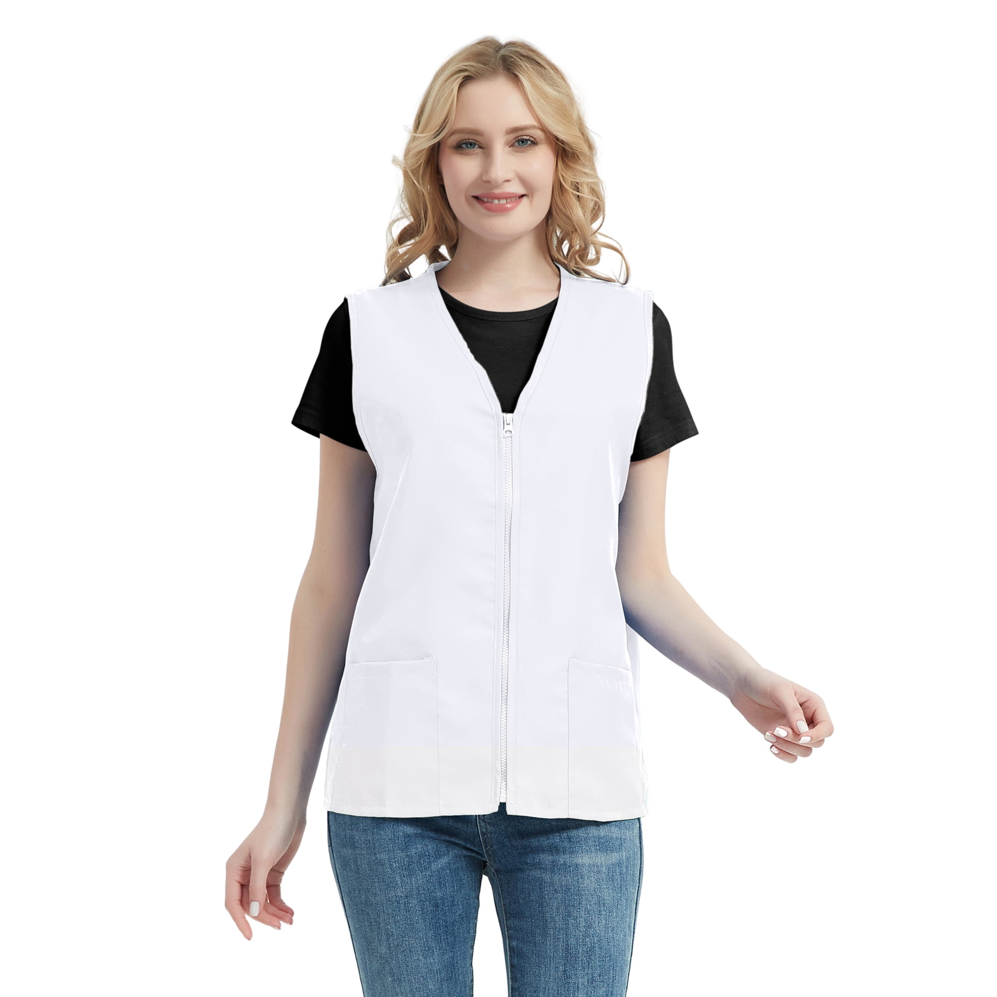 TOPTIE Adult Volunteer Activity Vest Supermarket Uniform Vests Clerk ...