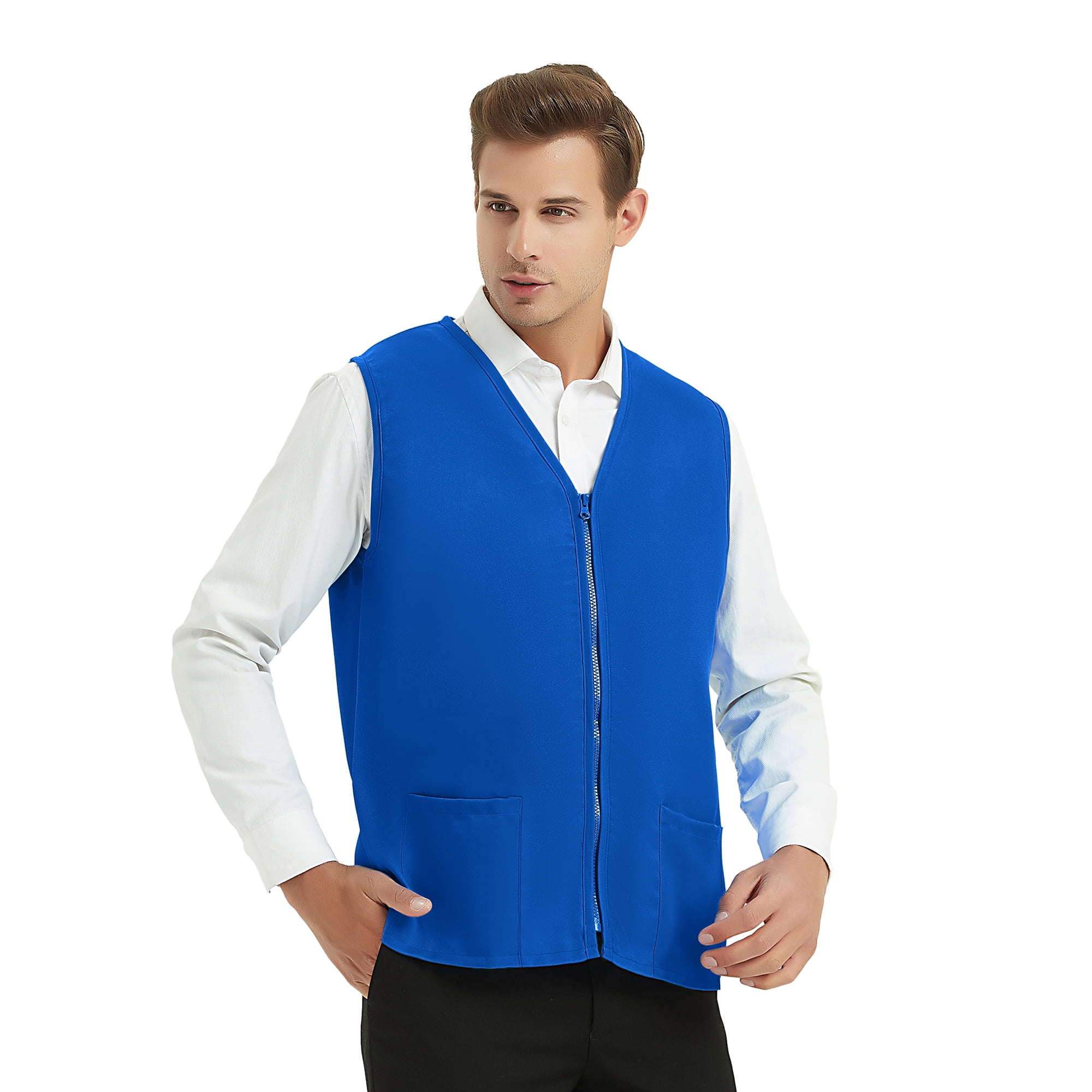 Toptie Adult Volunteer Work Vest Lightweight Vest Event Supermarket ...