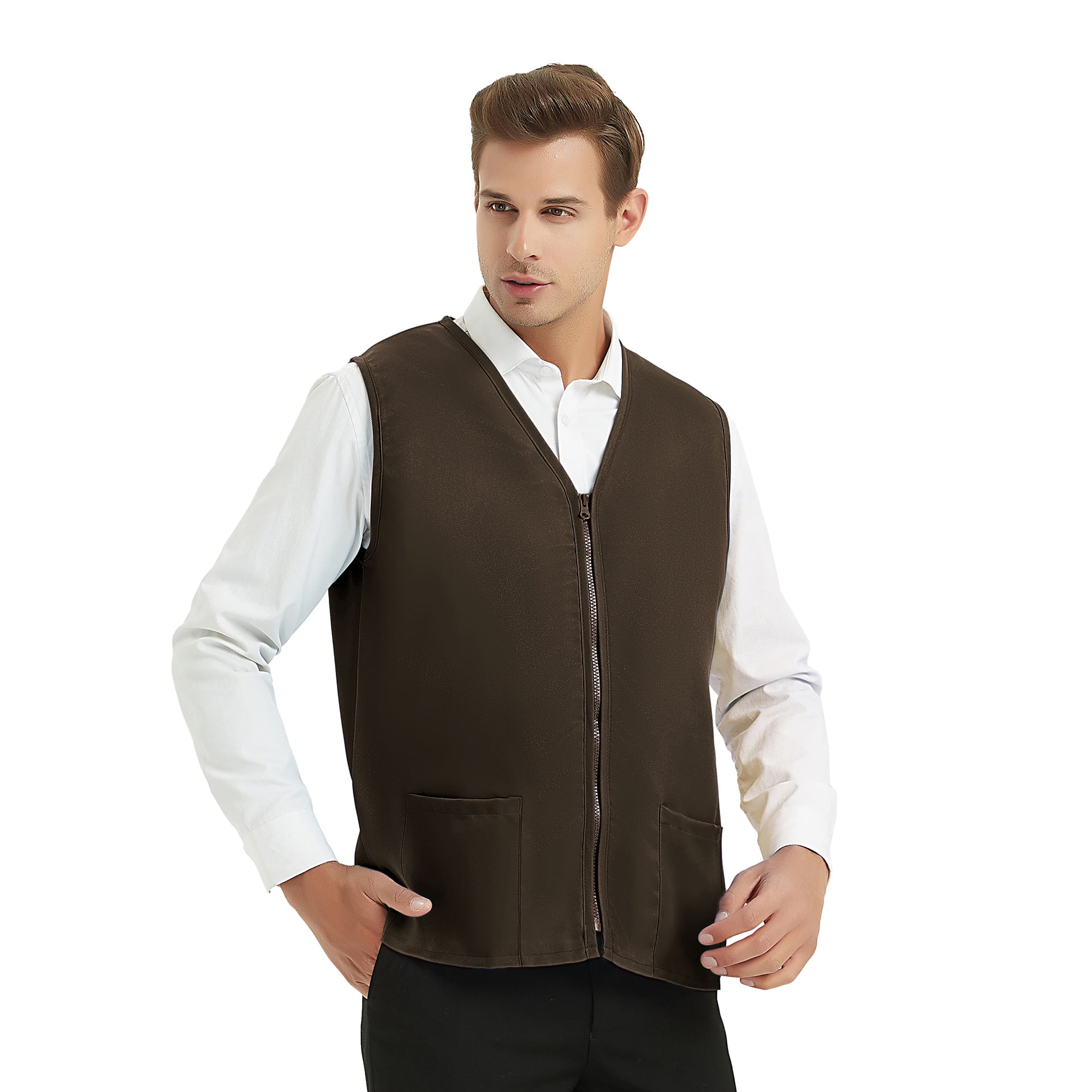 Toptie Adult Volunteer Work Vest Lightweight Vest Event Supermarket ...