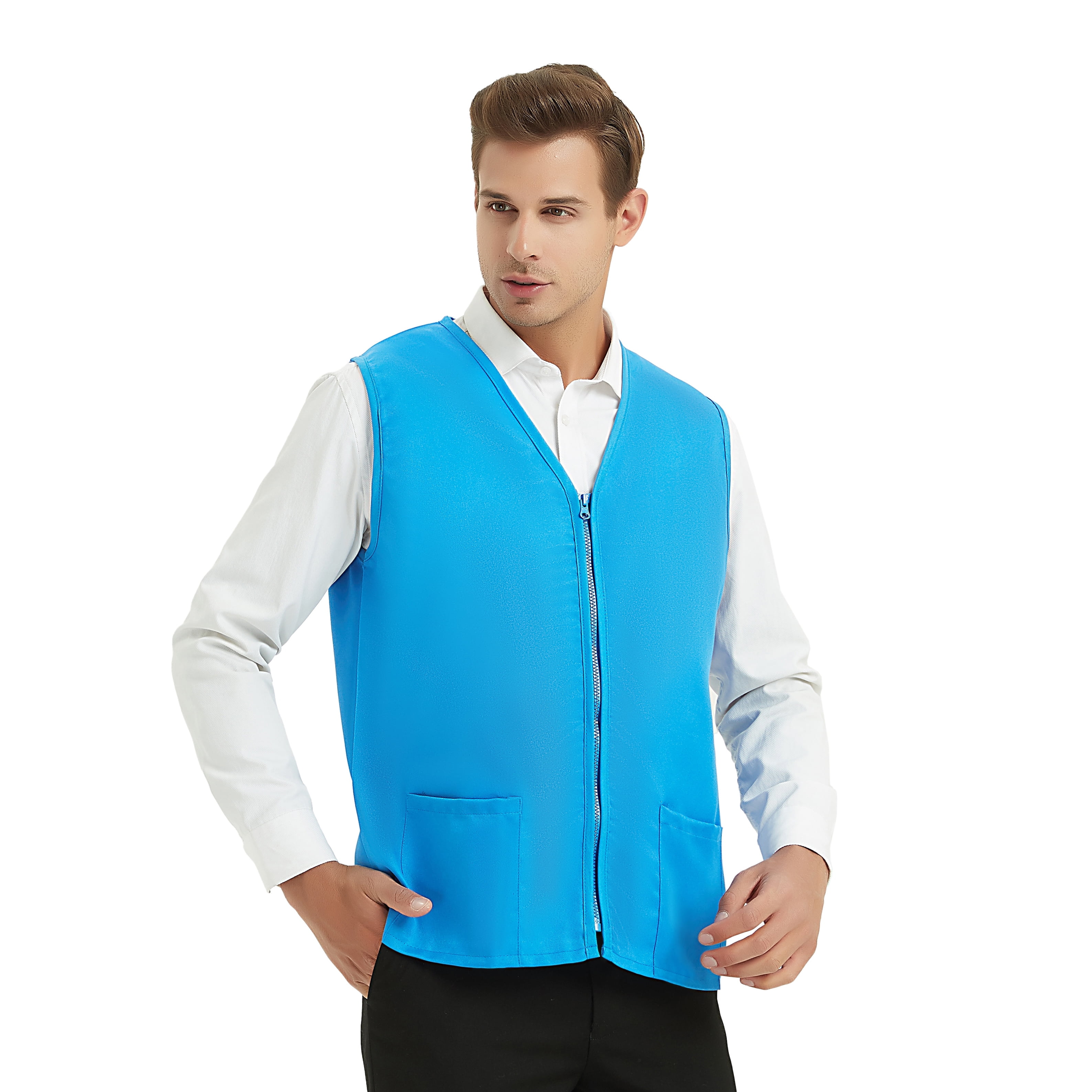 Toptie Adult Volunteer Work Vest Lightweight Vest Event Supermarket ...