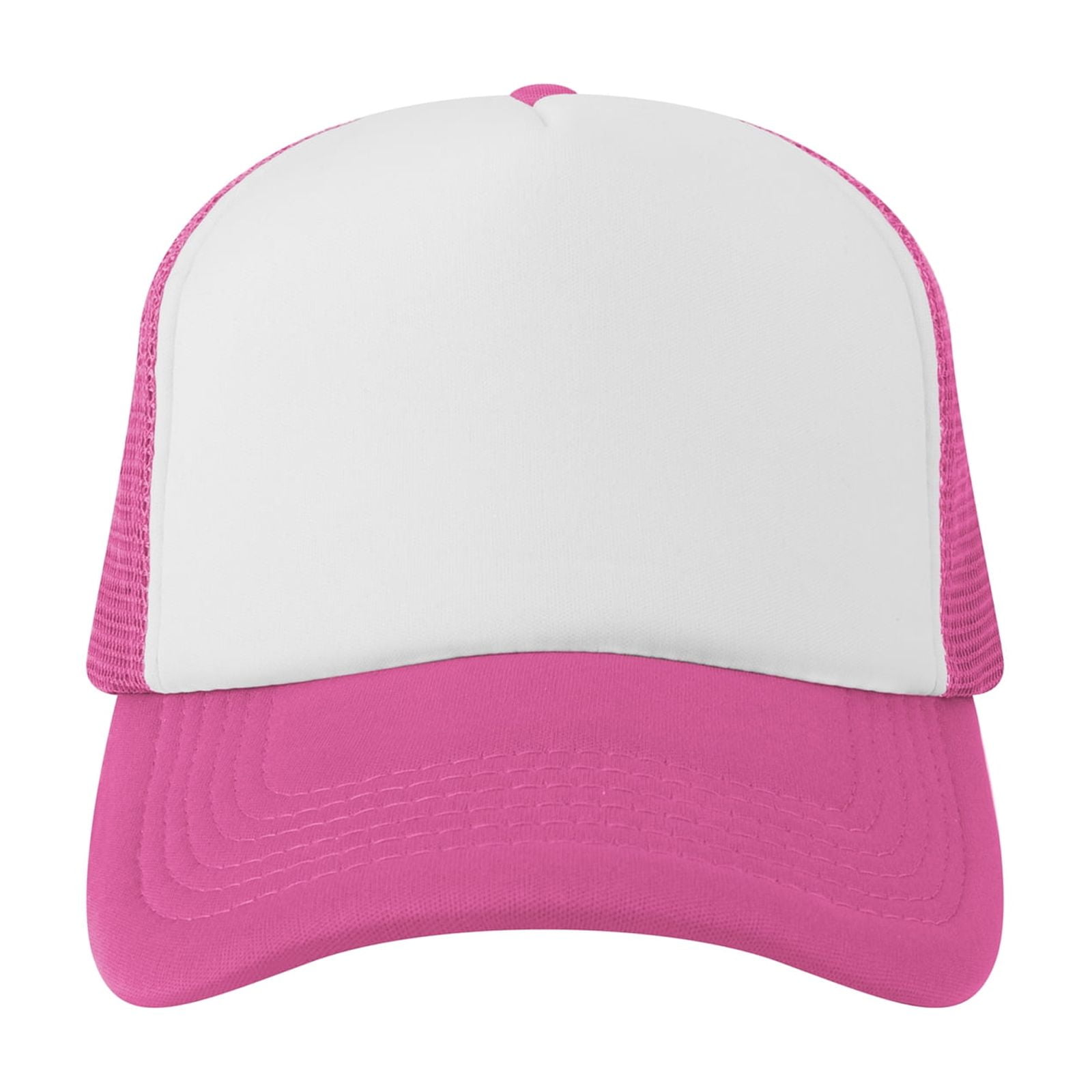 TOPTIE Blank 5 Panel Trucker Hat Foam Front Mesh Back 2 Tone Trucker ...