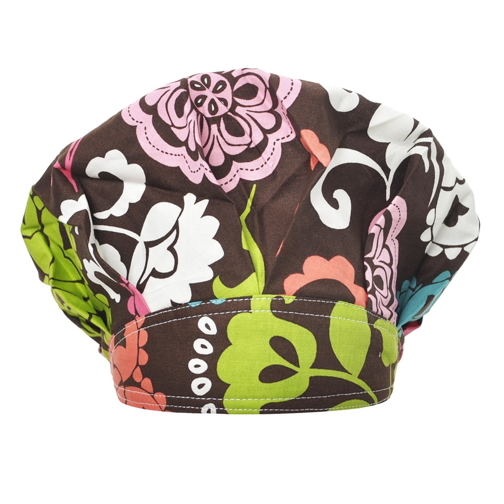 Toptie Bouffant Working Caps with Buttons and Sweatband Adjustable ...