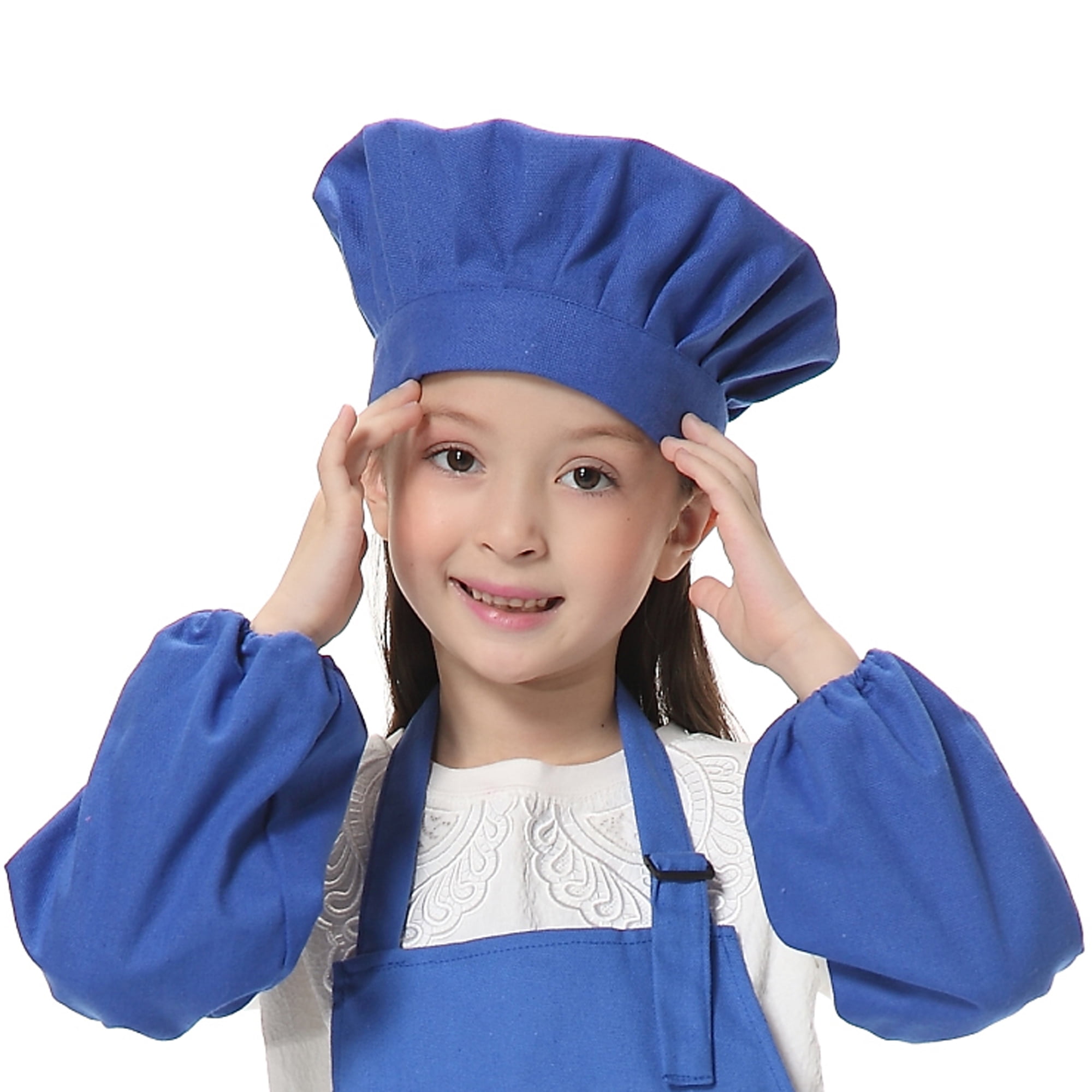 TOPTIE Chef Hat for Kid & Adult, Cotton Elastic Adjustable Kitchen ...