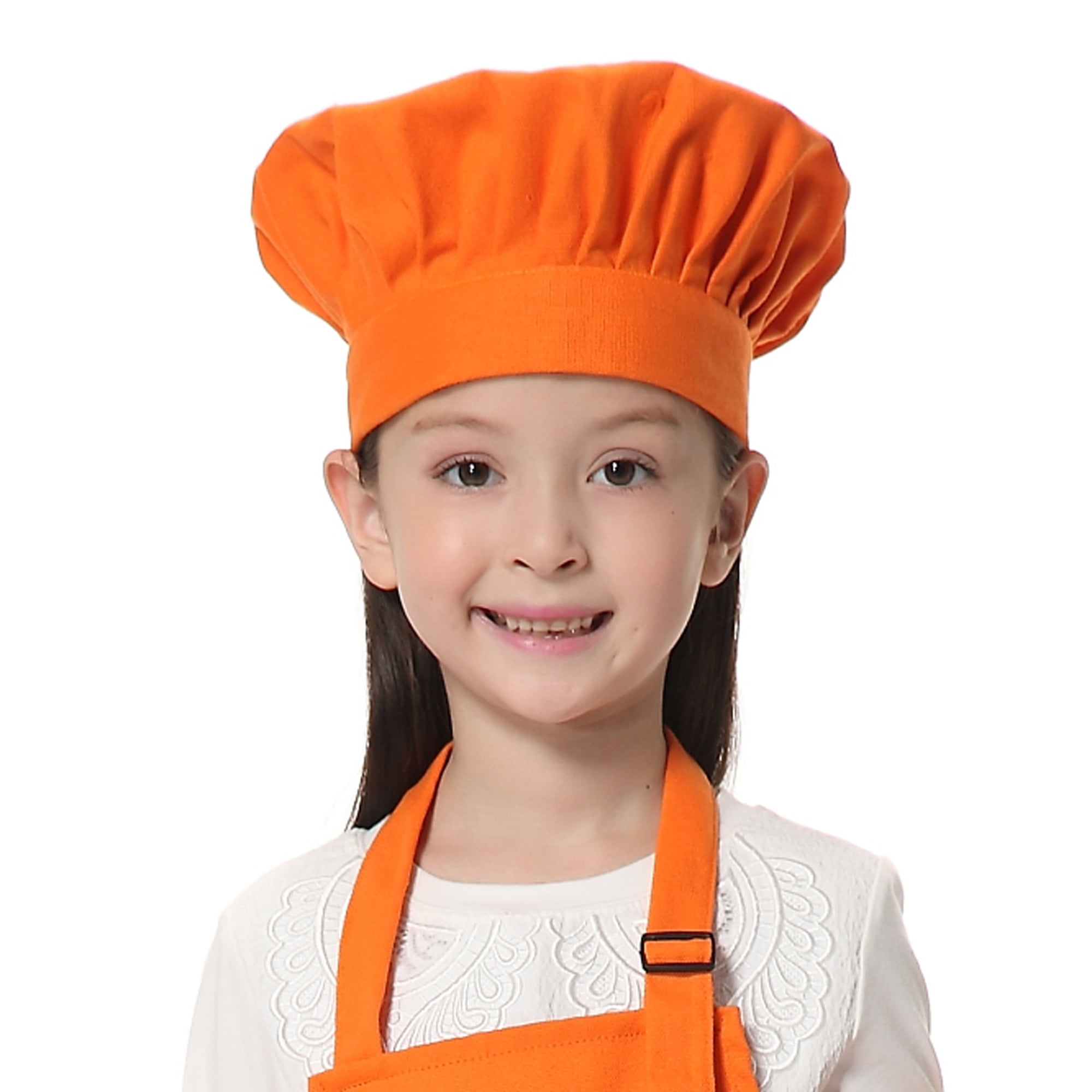 Toptie Chef Hat for Kid & Adult, Cotton Elastic Adjustable Kitchen ...