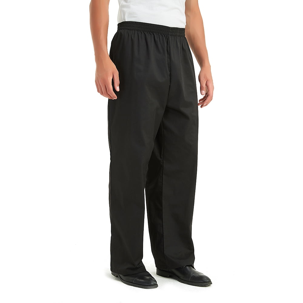 Toptie Classic Baggy Chef Pants with Drawstring Waist Work Pants ...