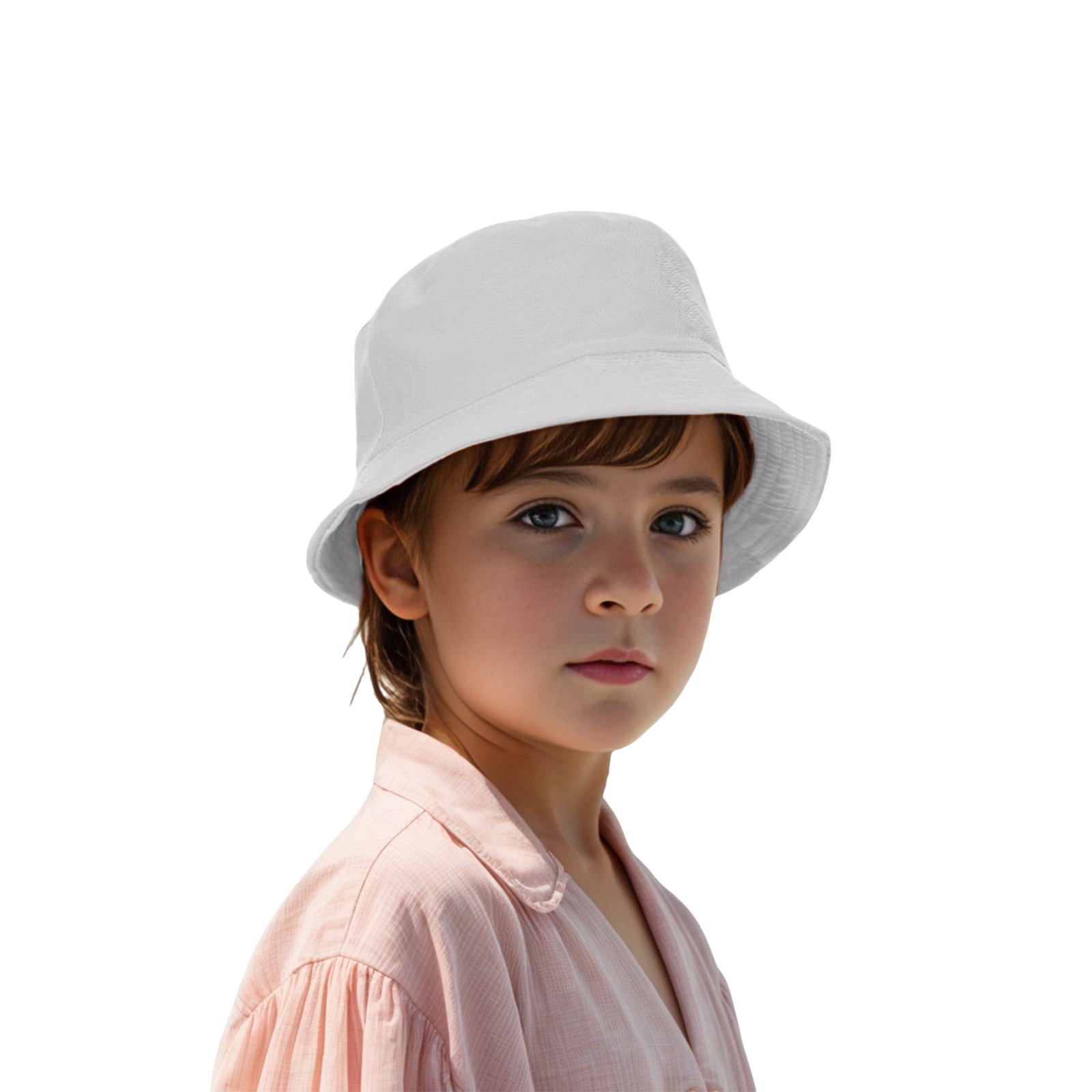 Toptie Classic Kids Cotton Bucket Hat Summer Outdoor UV Sun Protection ...