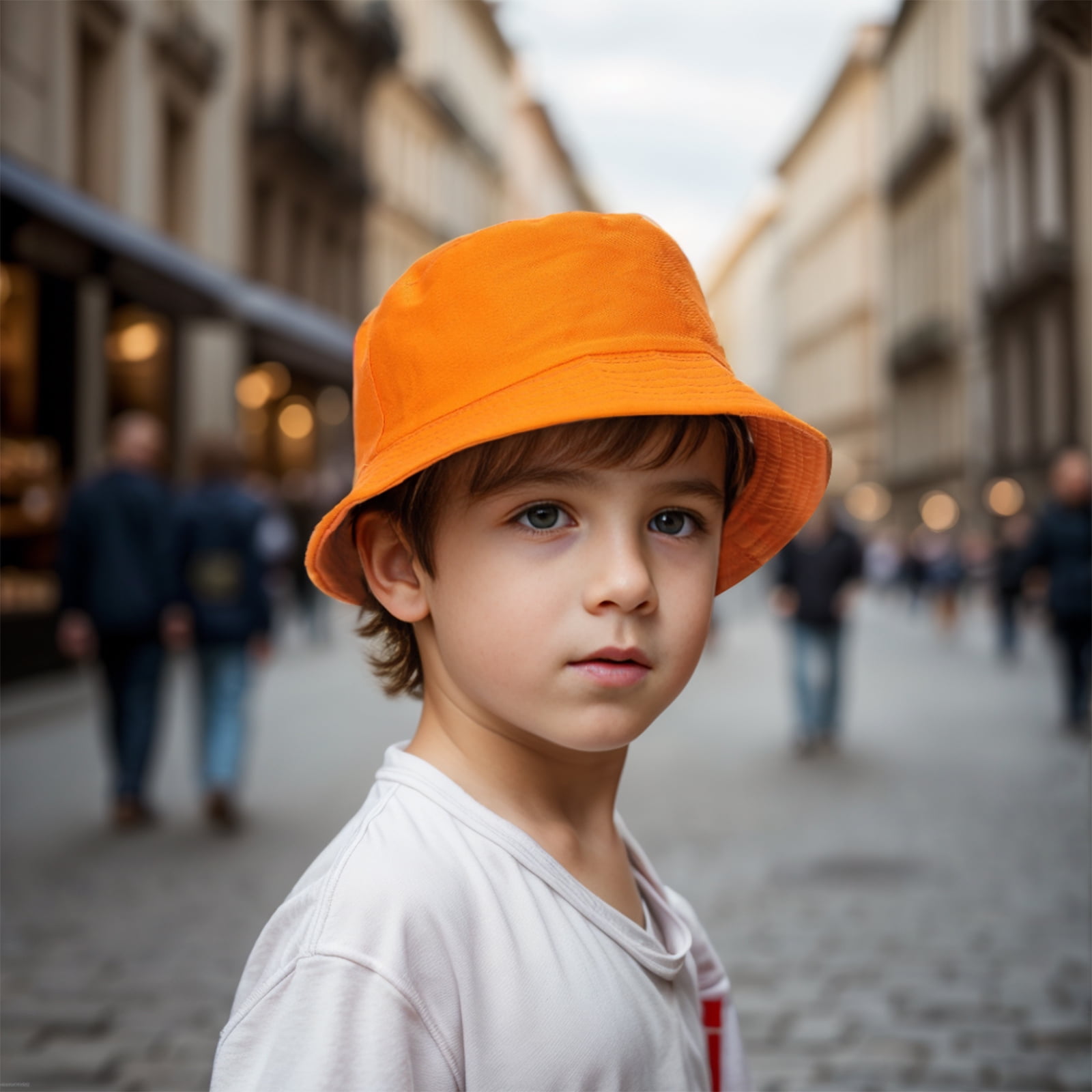 Toptie Classic Kids Cotton Bucket Hat Summer Outdoor UV Sun Protection ...