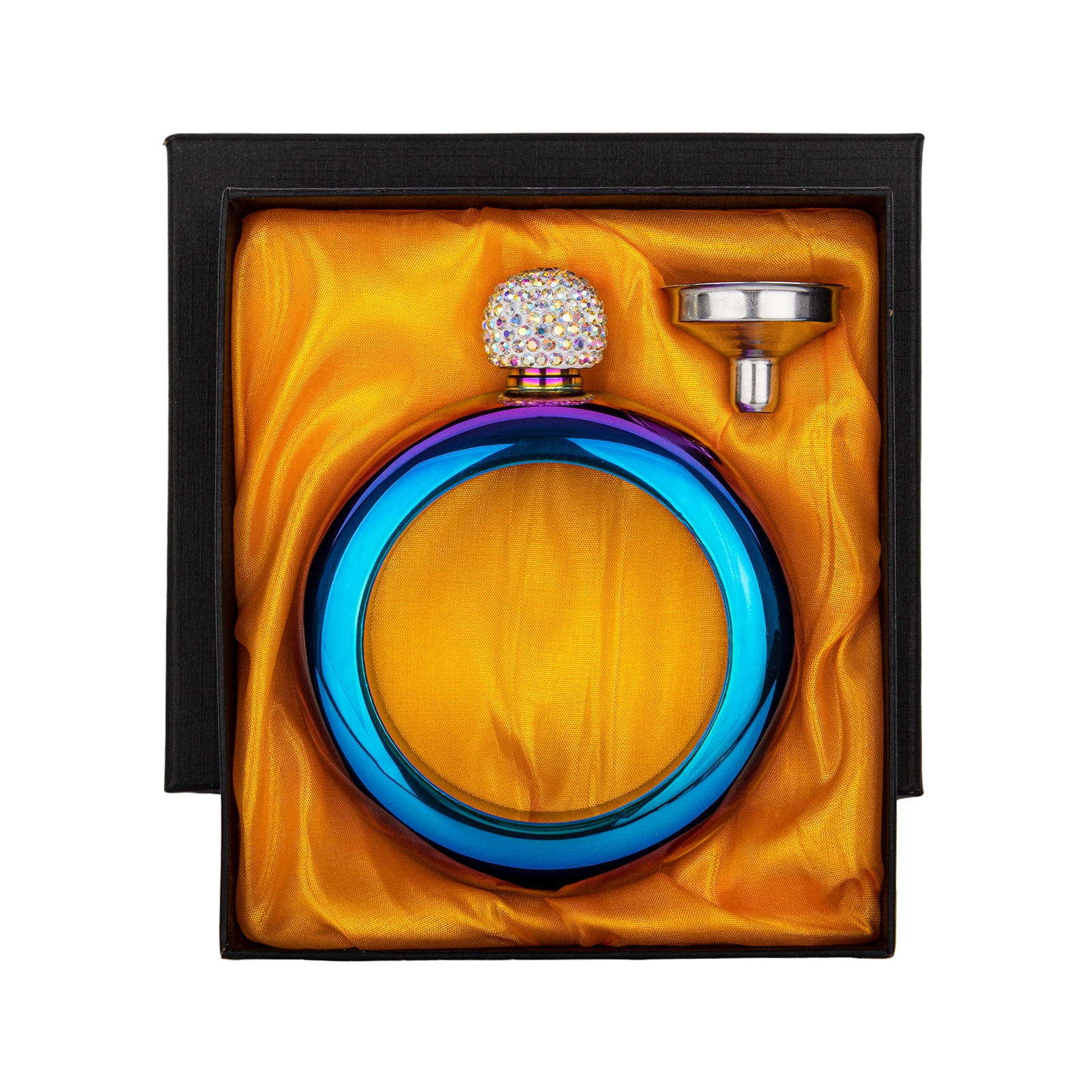 Toptie Flask Bracelet for Liquor for Women, Rainbow 3.5 OZ Alcohol ...