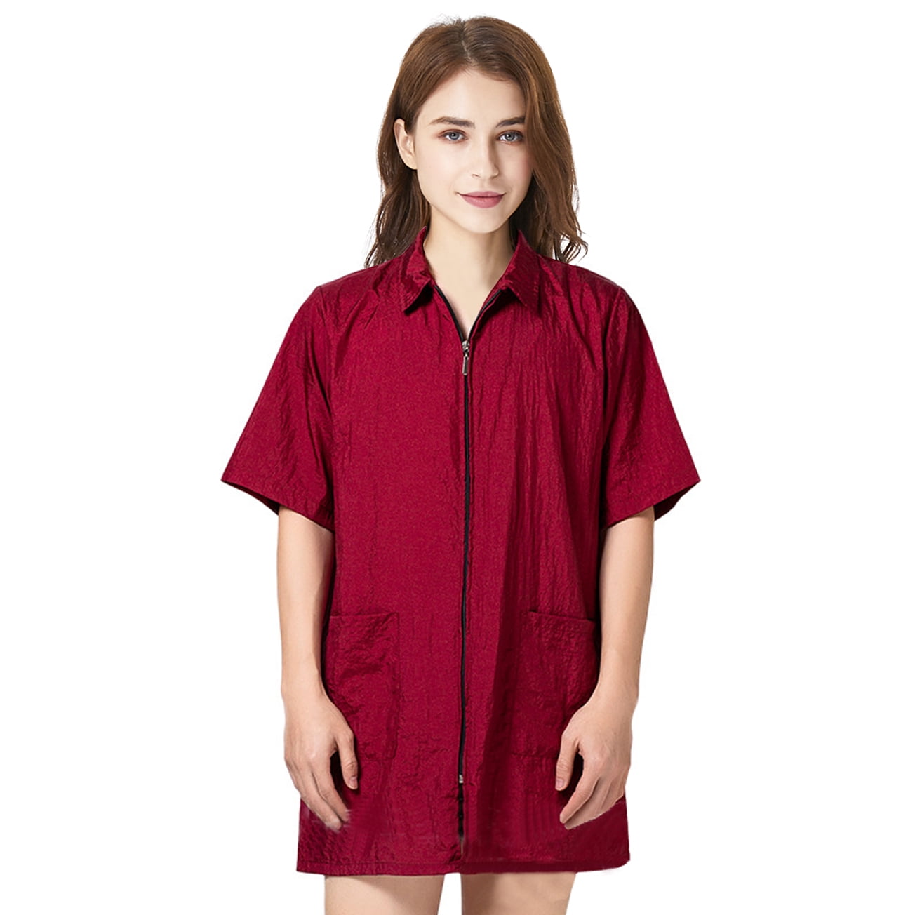 Toptie Hair Grooming Smock, Haircut Barber Cape Jacket for Nail SPA ...