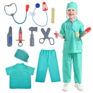 NATURAL UNIFORMS KIDS SUPER-SOFT LAB COAT CHILDRENS HALLOWEEN DOCTOR ...
