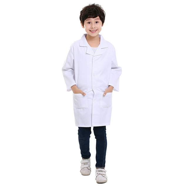Toptie Lab Coat For Kid Children Scientist Role Play Halloween Costume ...
