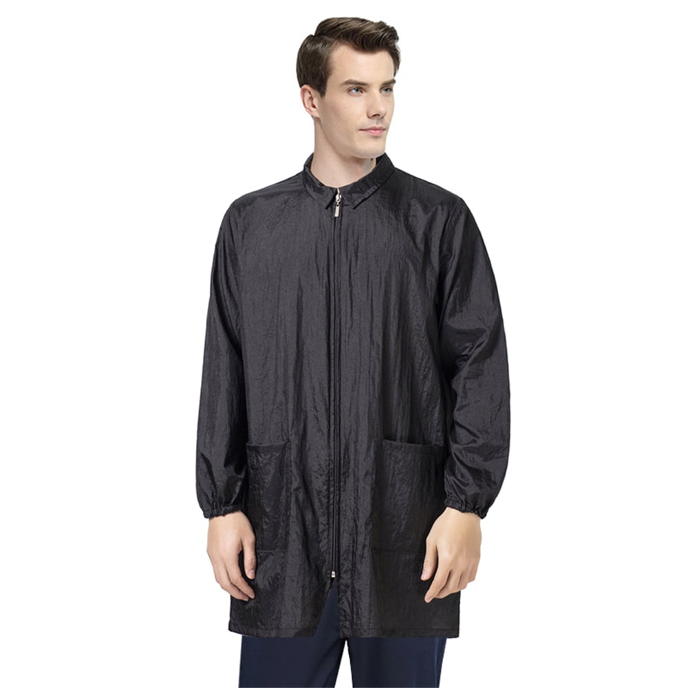 Toptie Long Sleeve Hair Stylist Smock Work Clothes, Pet Grooming ...