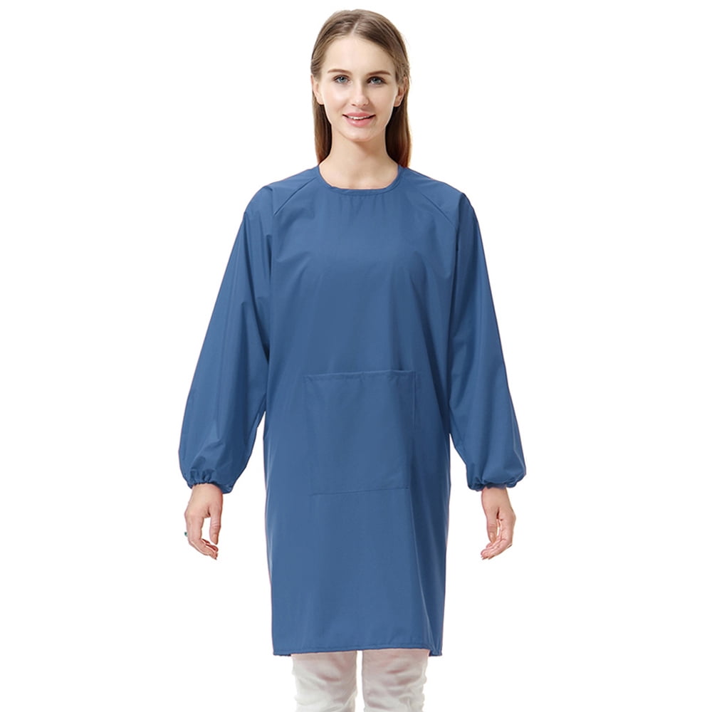 Toptie Men/Women Long Sleeved Waterproof Apron Hair Salon Grooming ...