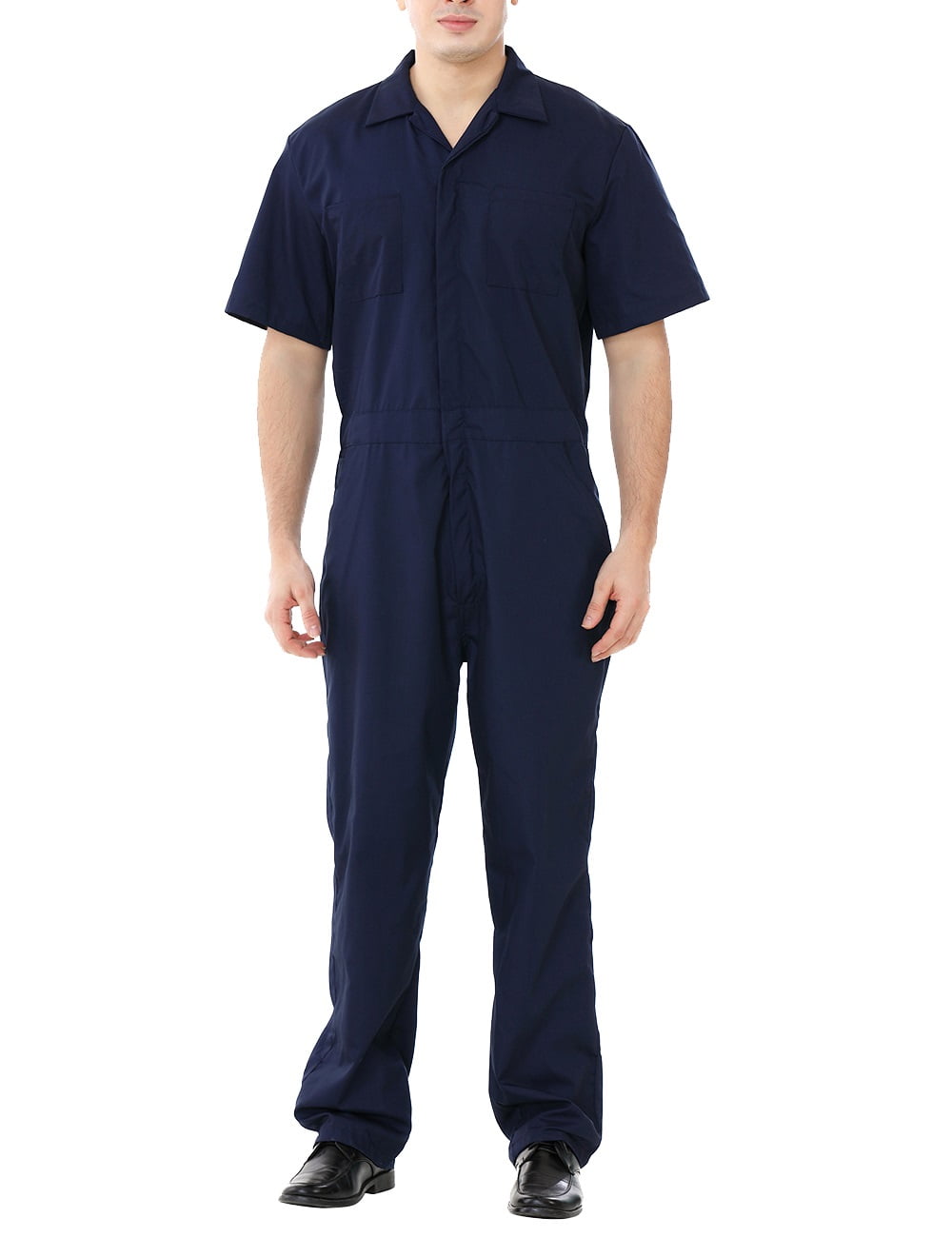 Toptie Lightweight Men's Short Sleeve Work Coverall, Mechanic Overalls ...