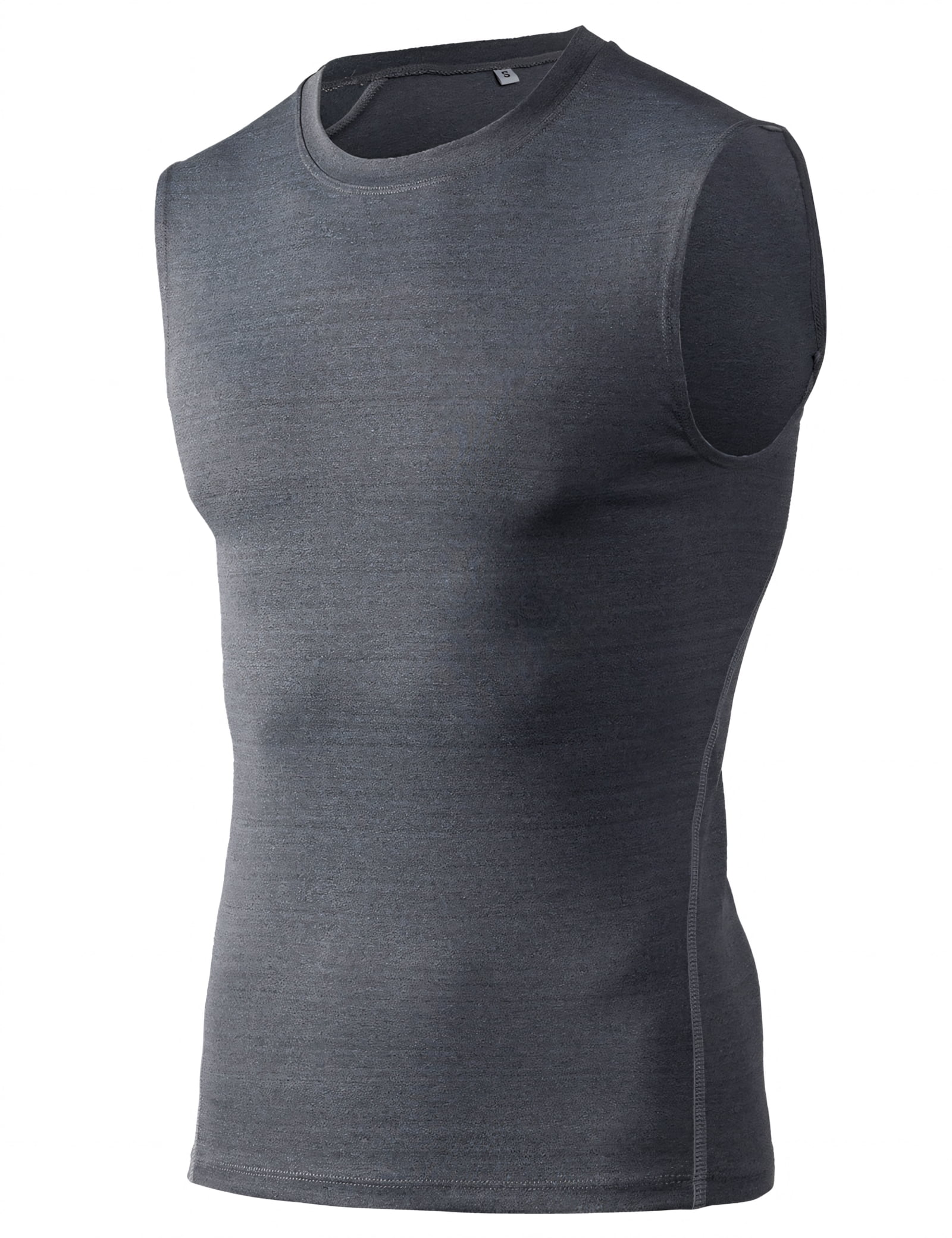 Toptie Men's Sleeveless Compression Shirt, Sports Base Layer Tank Top ...