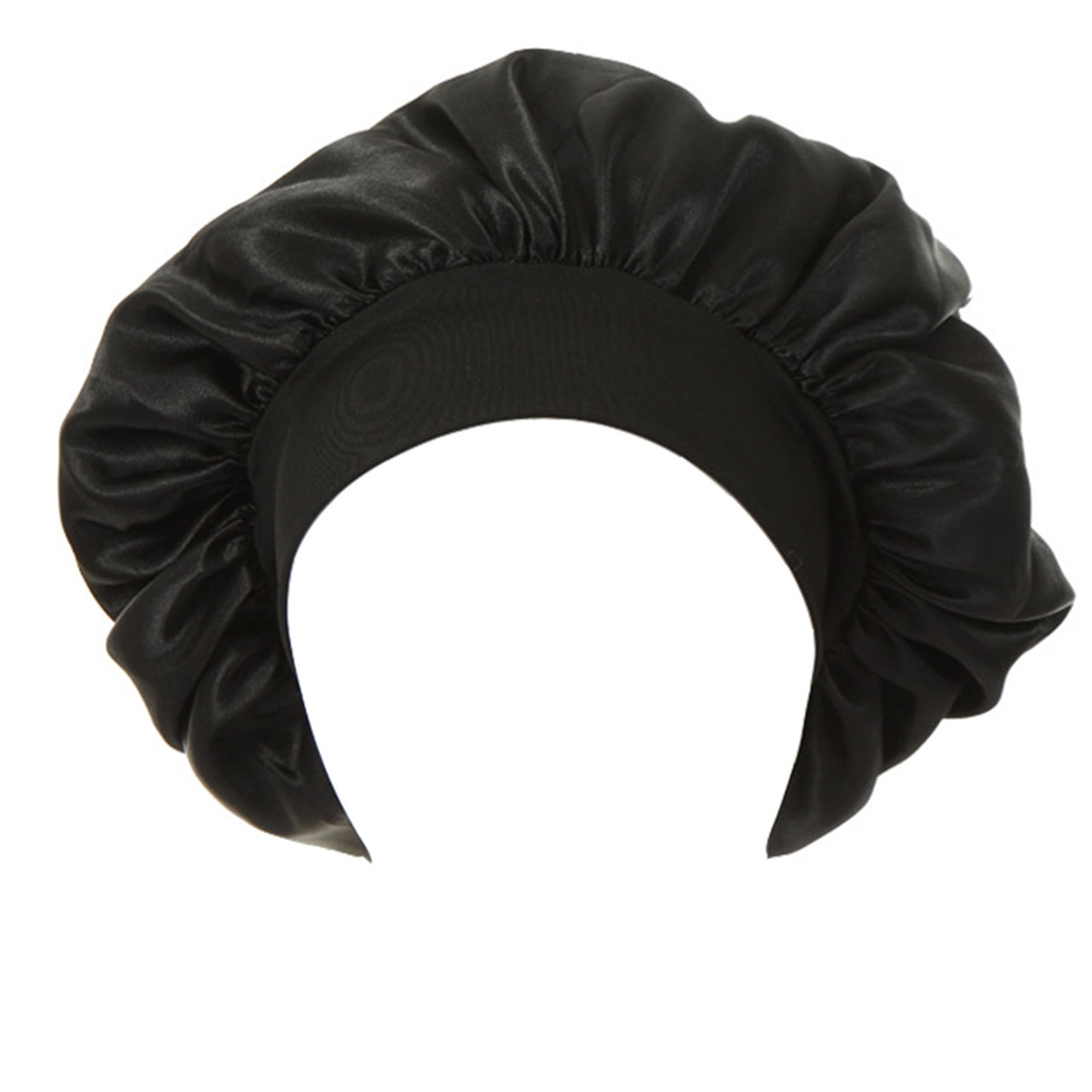 Toptie Satin Silky Sleep Bonnet Cap with Premium Wide Elastic Band ...