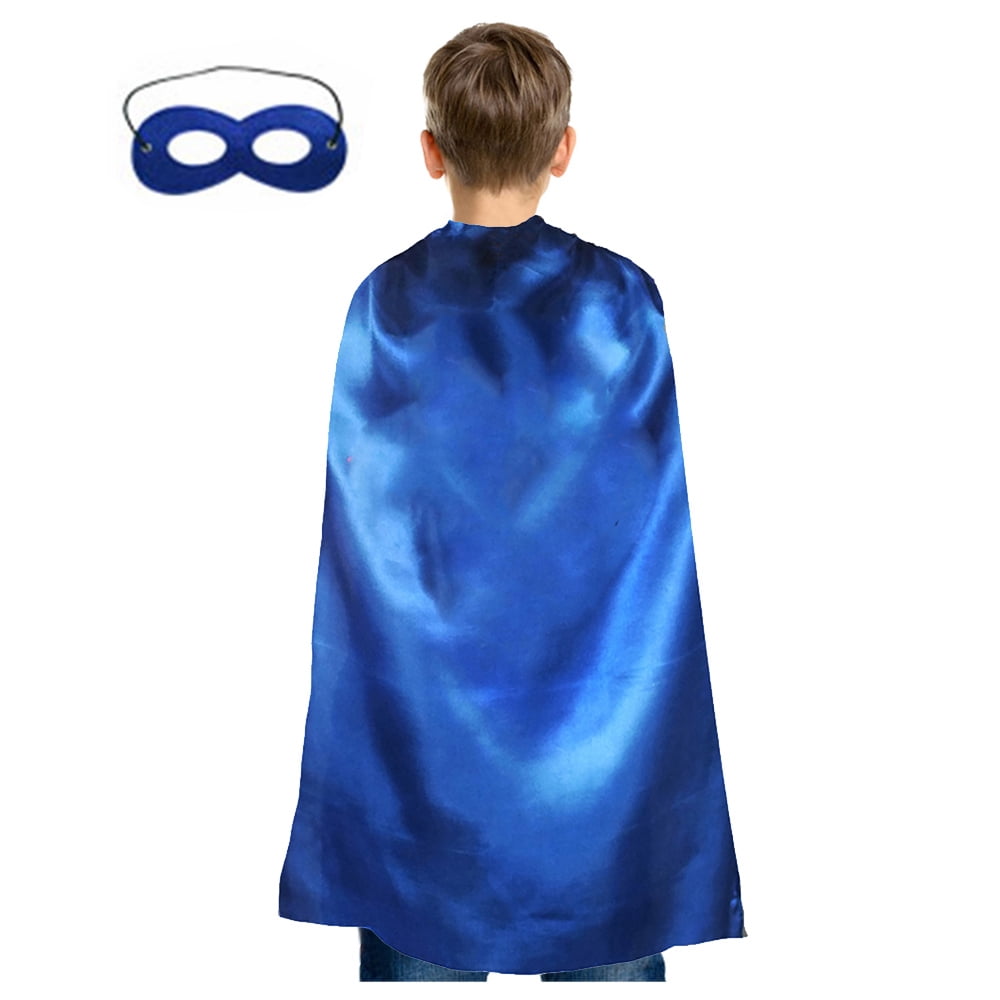 Toptie Satin Superhero Capes and Eyeflap Set, Halloween Festival Event ...