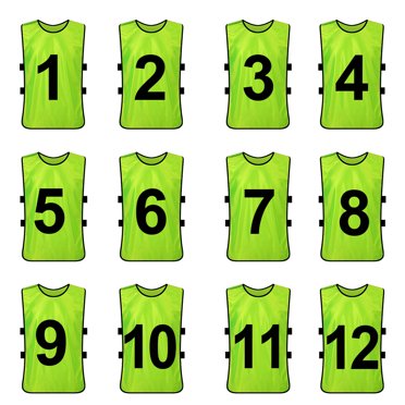 Toptie Training Vests Soccer Pinnies Football Jersey, Pinnies for ...