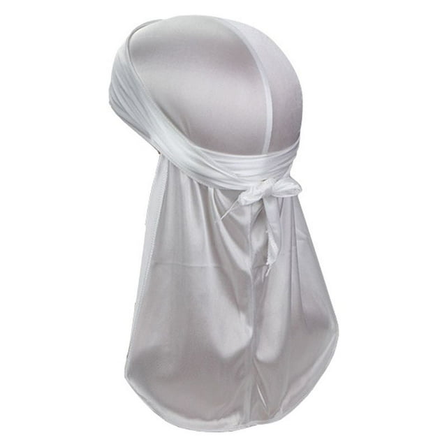 Toptie Silky Durag Headwraps Extra Long Tail Wide Straps for 360 Waves ...