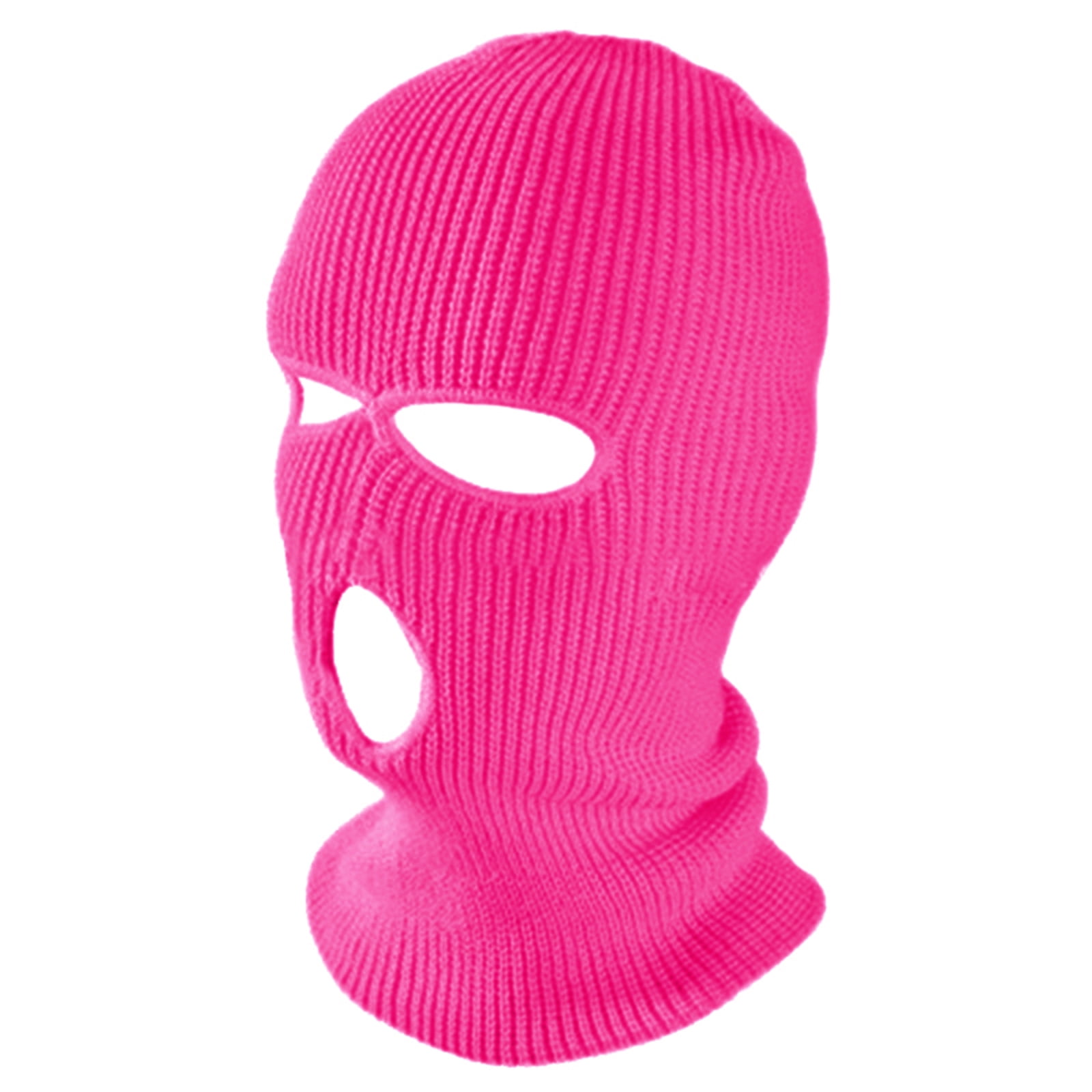Toptie Ski Mask 3 Hole Balaclava, Warm Double Thermal Knitted Balaclava ...