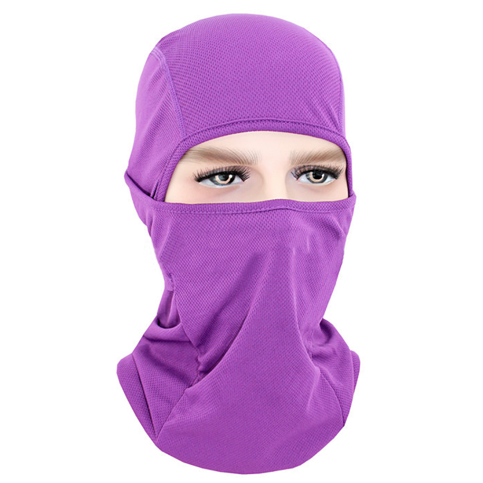 Toptie Ski Mask Summer Balaclava Full Face, Mesh Quick Dry Full Face ...