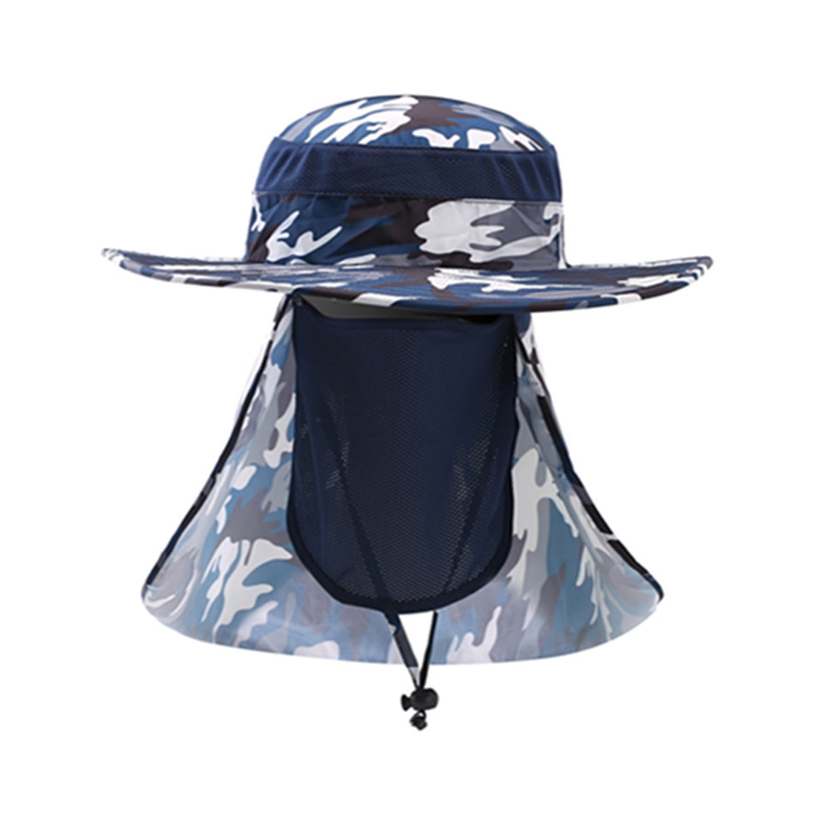 Toptie Summer UV Sun Protection Wide Brim Bucket Sun Hat with Removable ...