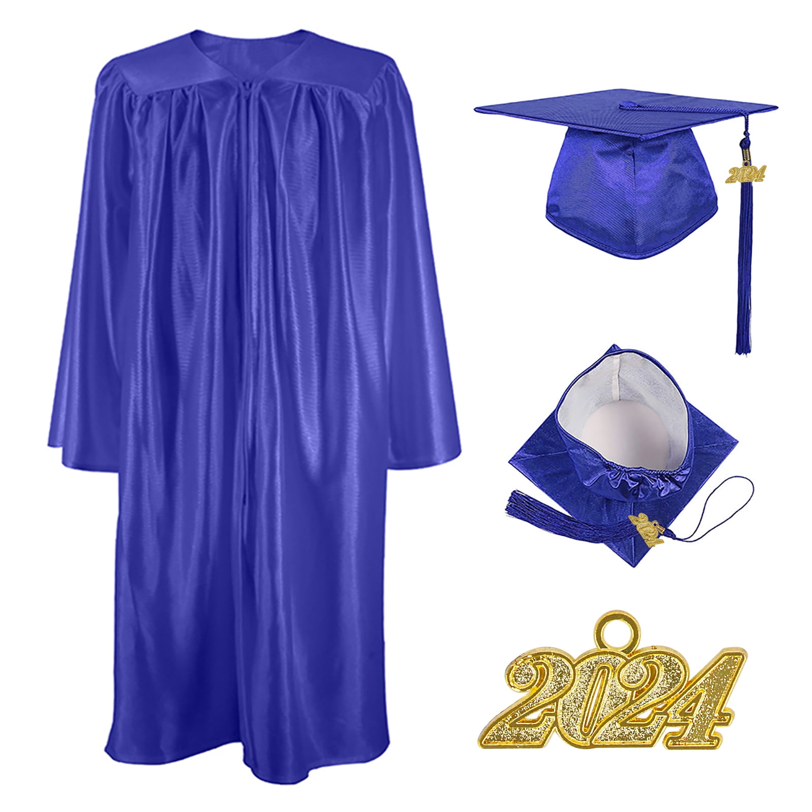 Toptie Unisex Shiny Preschool and Kindergarten Graduation Gown Cap ...