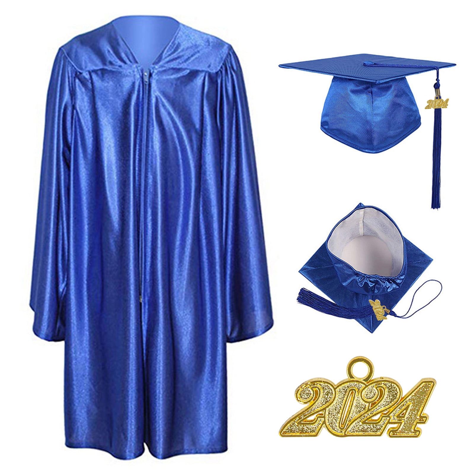 Toptie Unisex Shiny Preschool and Kindergarten Graduation Gown Cap ...