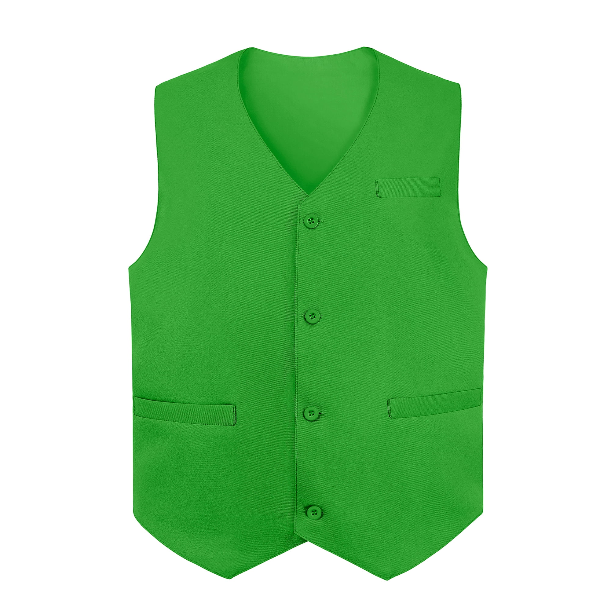 Toptie Waiter Uniform Unisex Button Vest For Supermarket Clerk ...