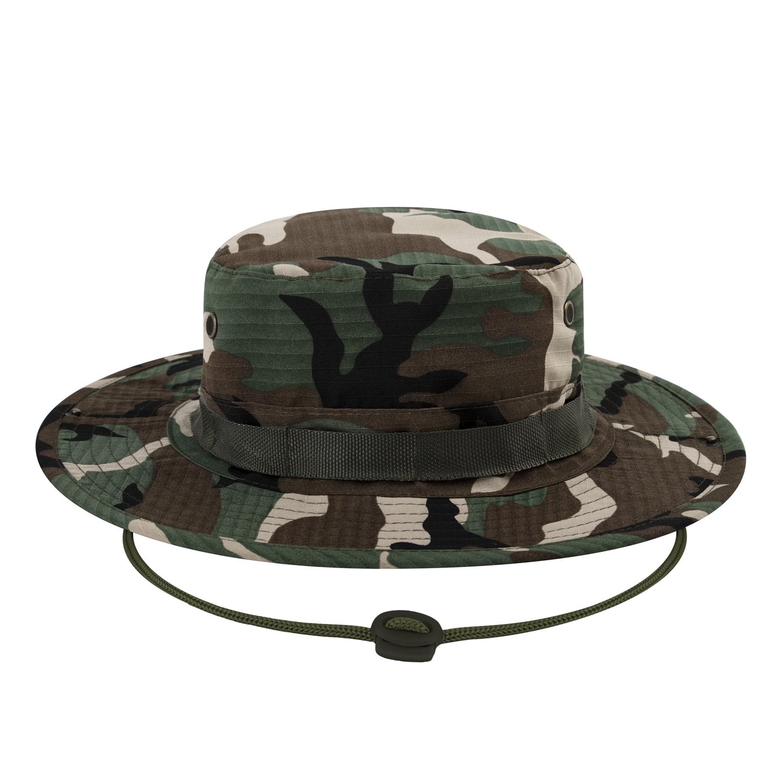 TOPTIE Wide Brim Camo Bucket Boonie Hat Summer Outdoor Beach Safari Sun ...