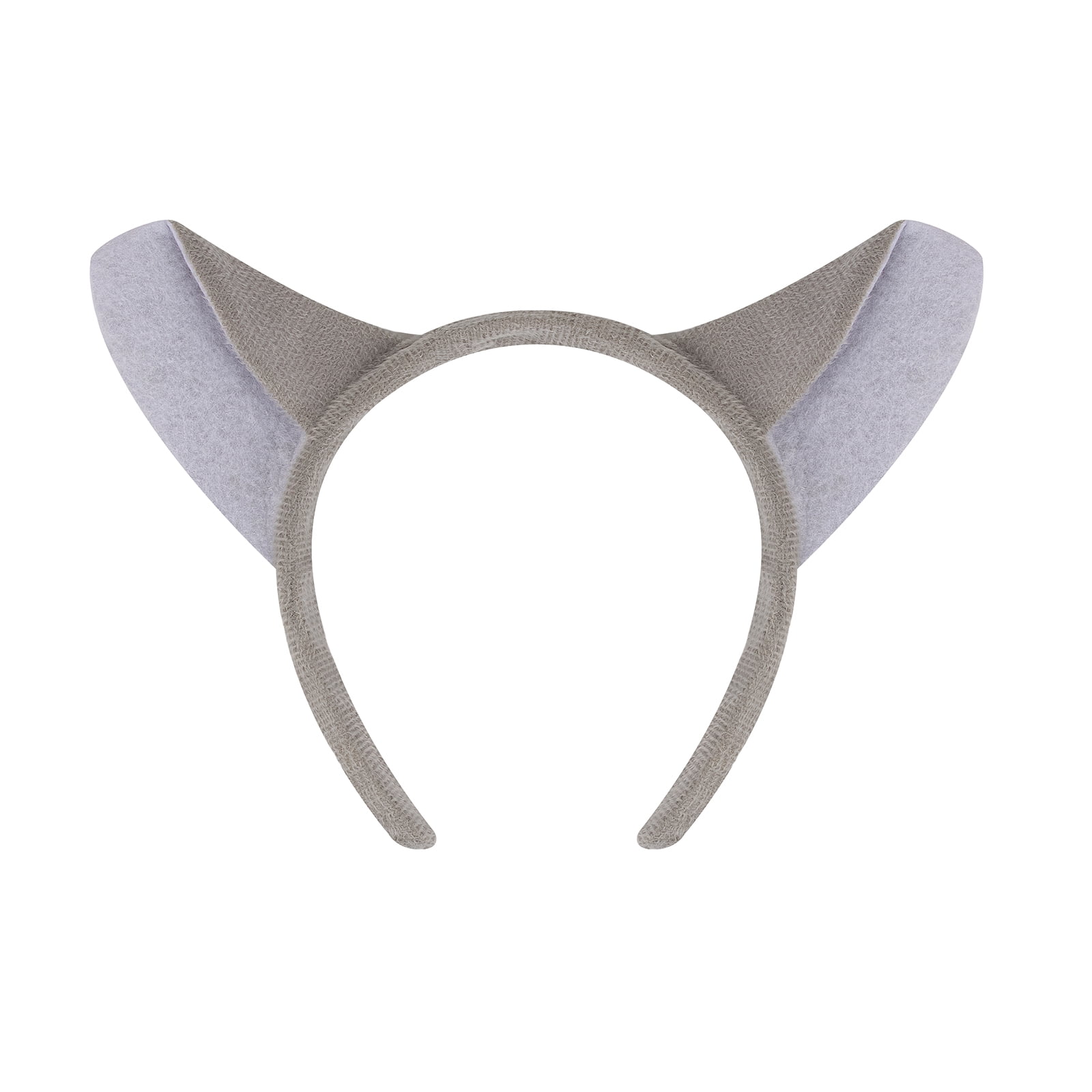 Toptie Wolf Plush Animal Headbands for Holloween Costumes, Ear Horn ...